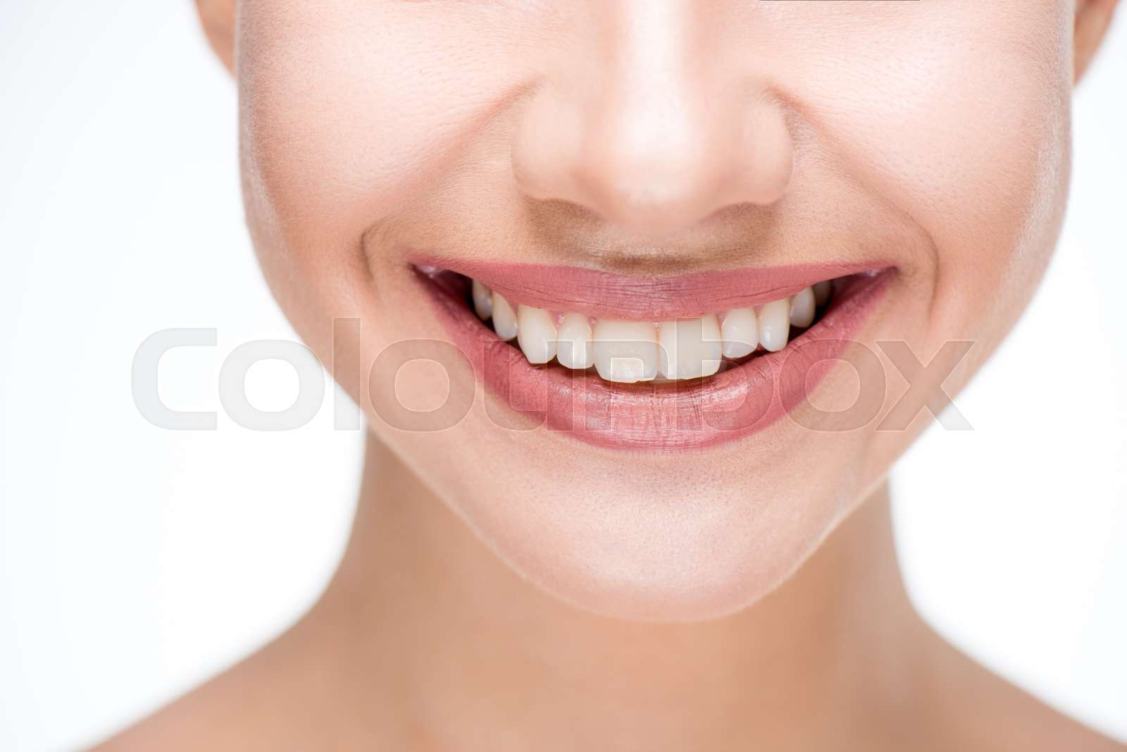 Lower part of female face | Stock image | Colourbox
