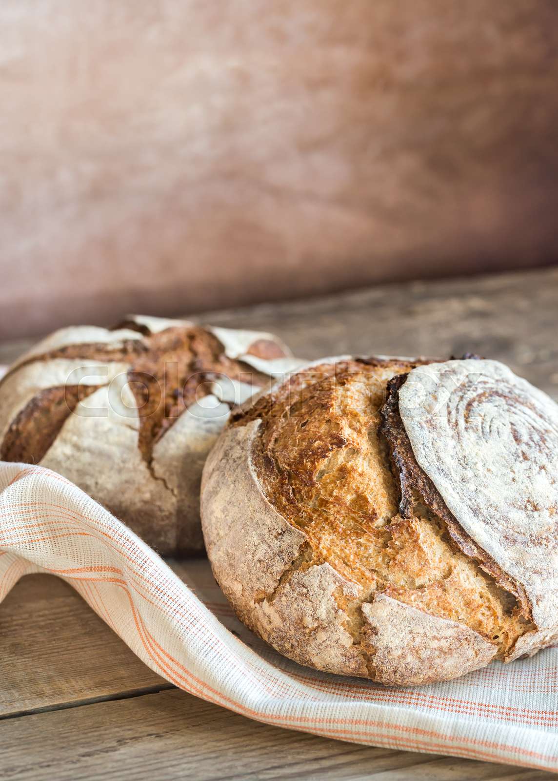 Two loaves of bread | Stock image | Colourbox