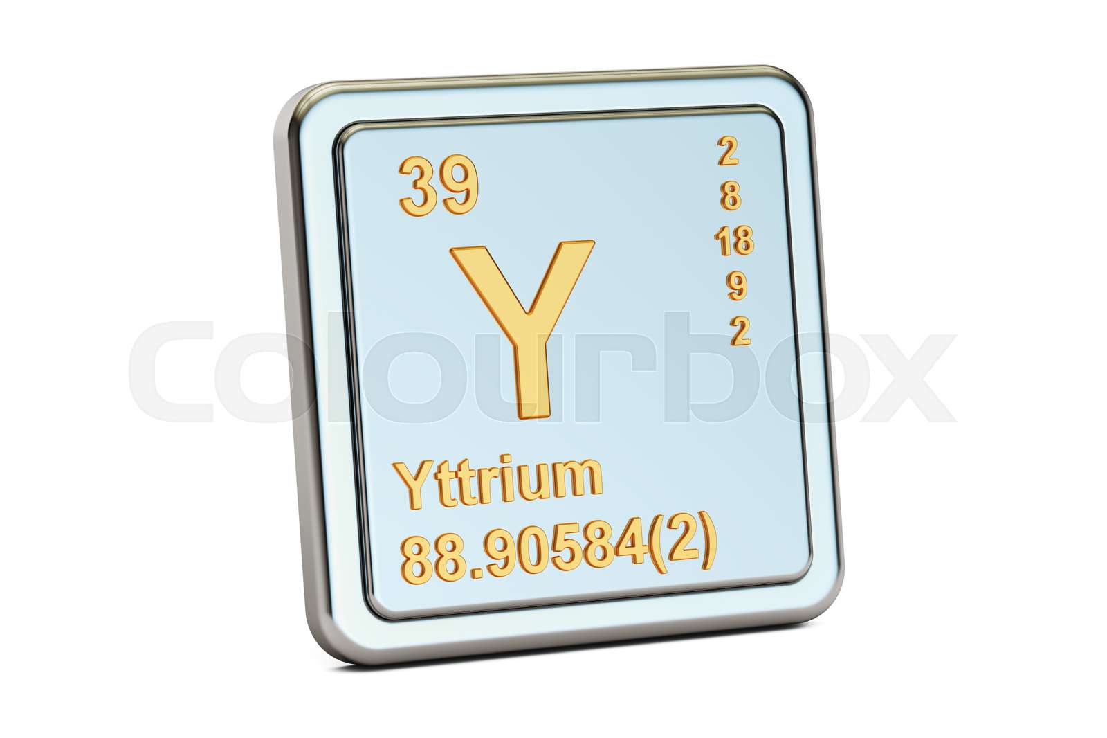 Yttrium Y, chemical element sign. 3D rendering | Stock image | Colourbox Yttrium Y, chemical element sign. 3D rendering | Stock image | Colourbox