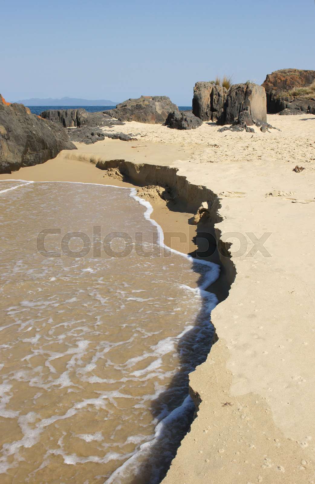 Spiky Beach, Landscape of Tasmania, Australia | Stock image | Colourbox