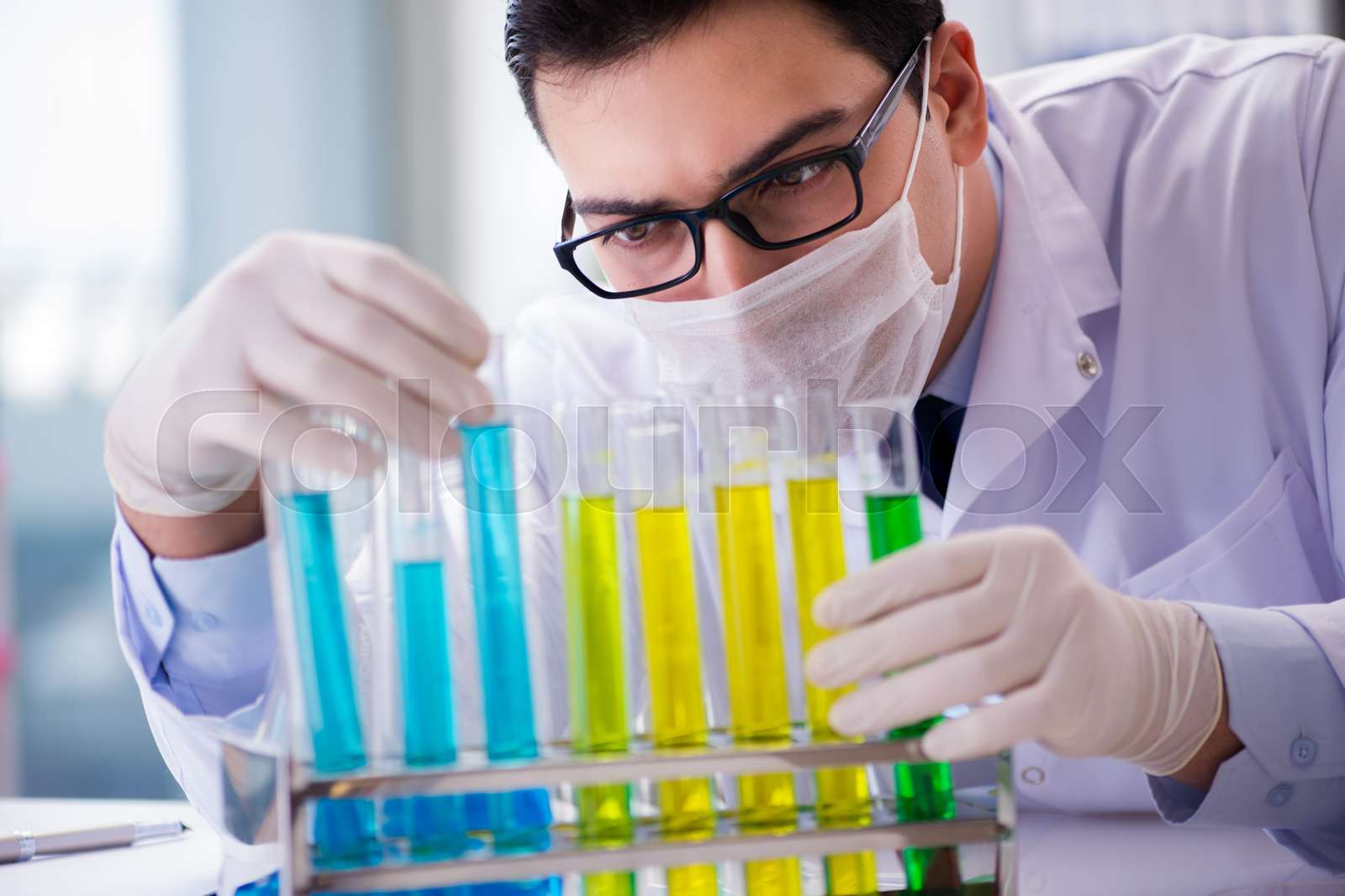Doctor working in the lab | Stock image | Colourbox