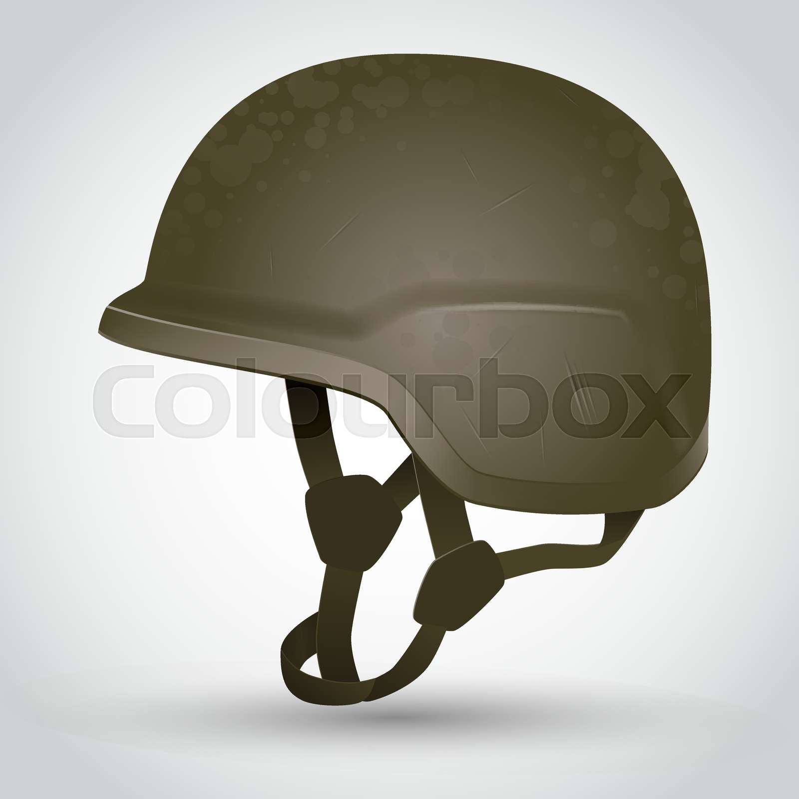 Army helmet | Stock vector | Colourbox