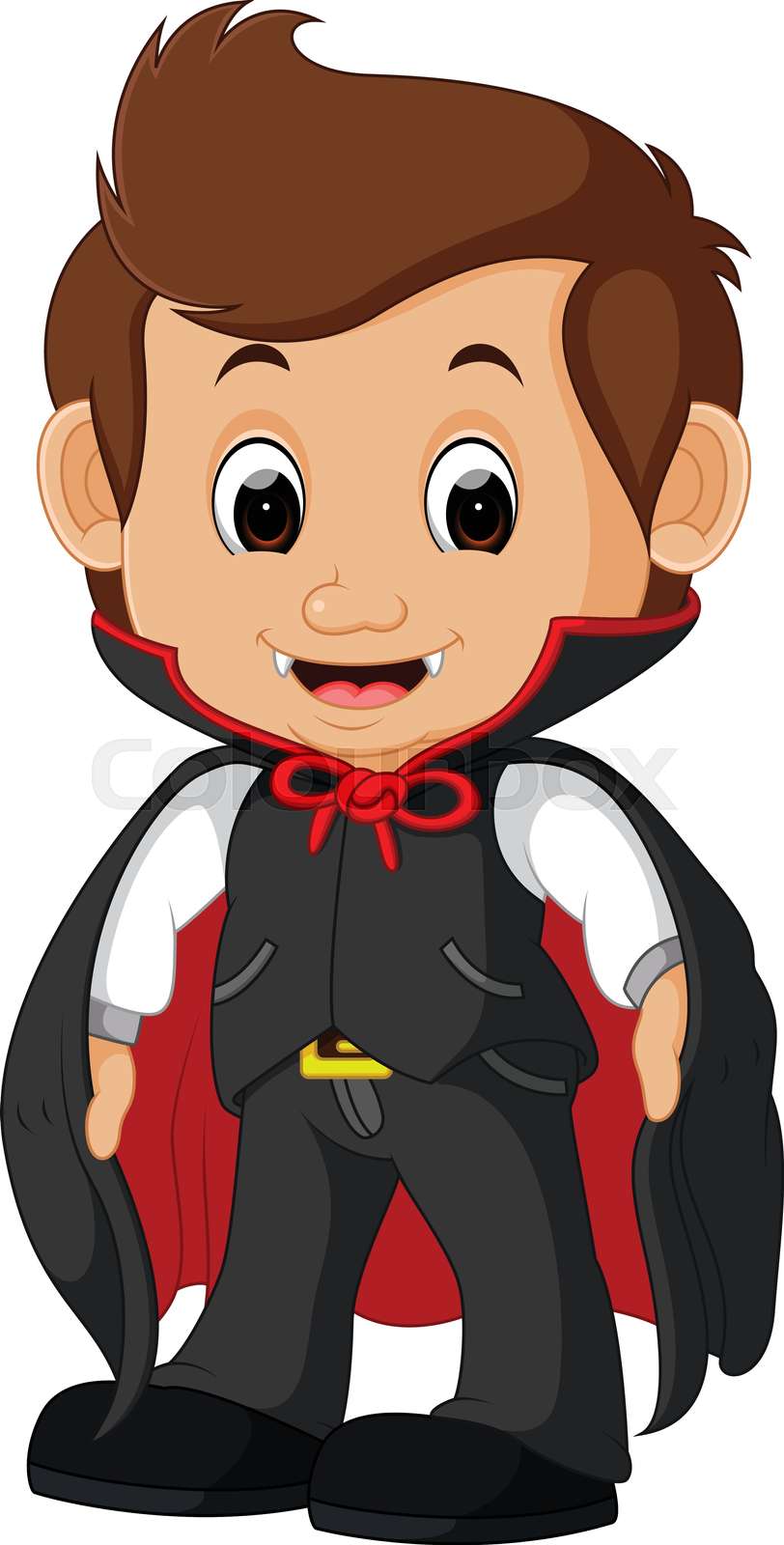 cute dracula cartoon | Stock vector | Colourbox