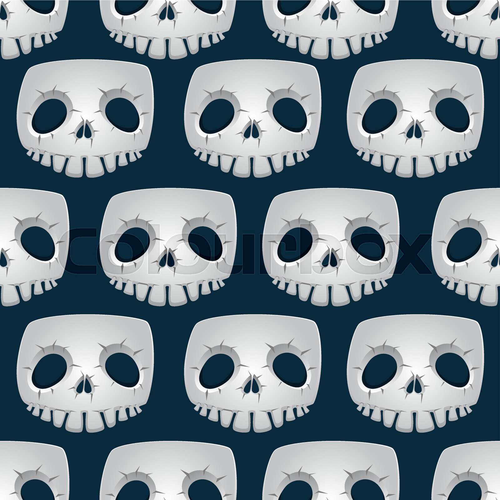 Skeleton texture, seamless | Stock vector | Colourbox