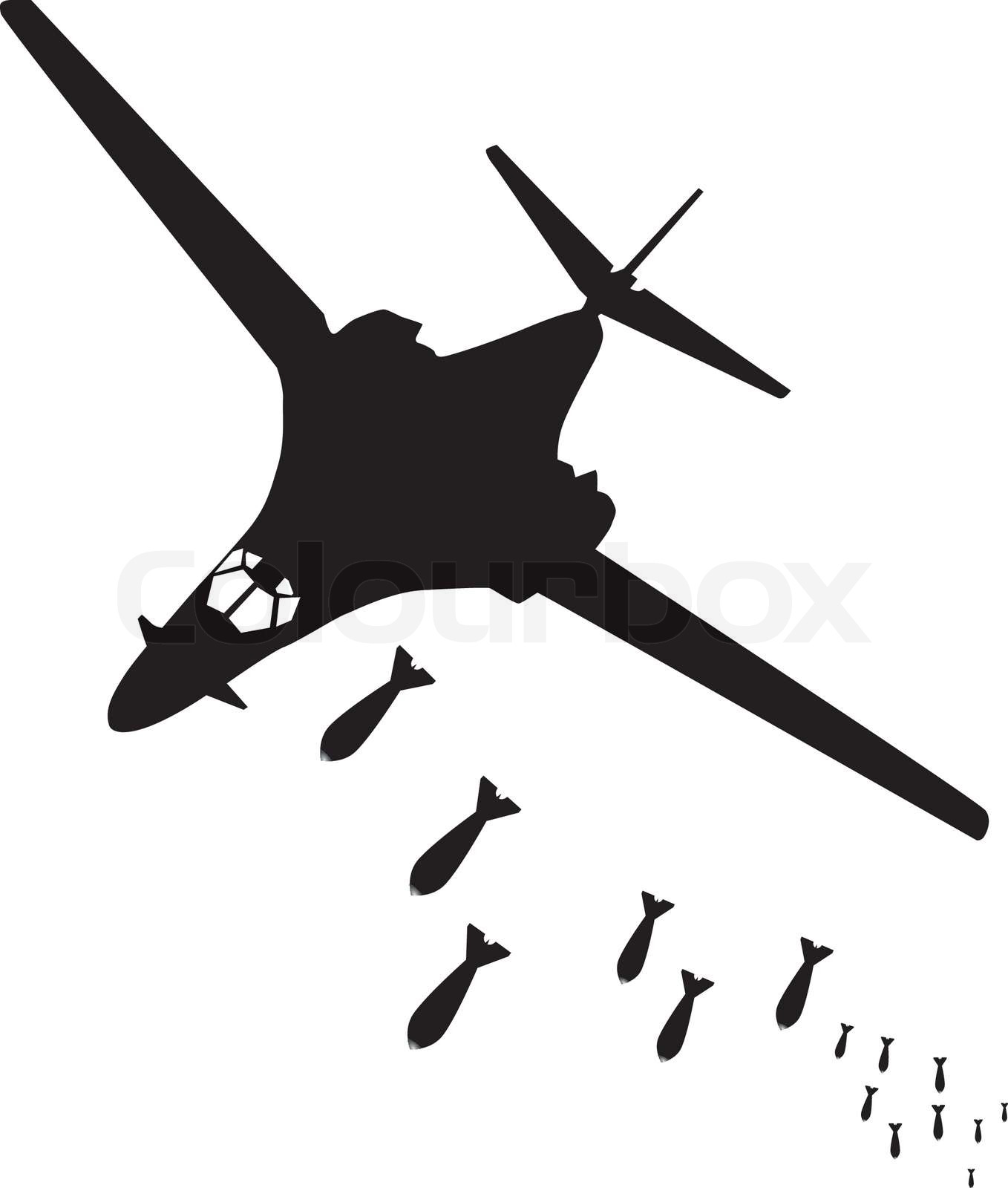 bombardment vector | Stock vector | Colourbox