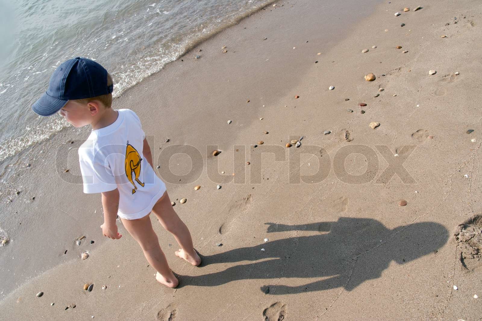 Kind Am Strand Stock Bild Colourbox 5222
