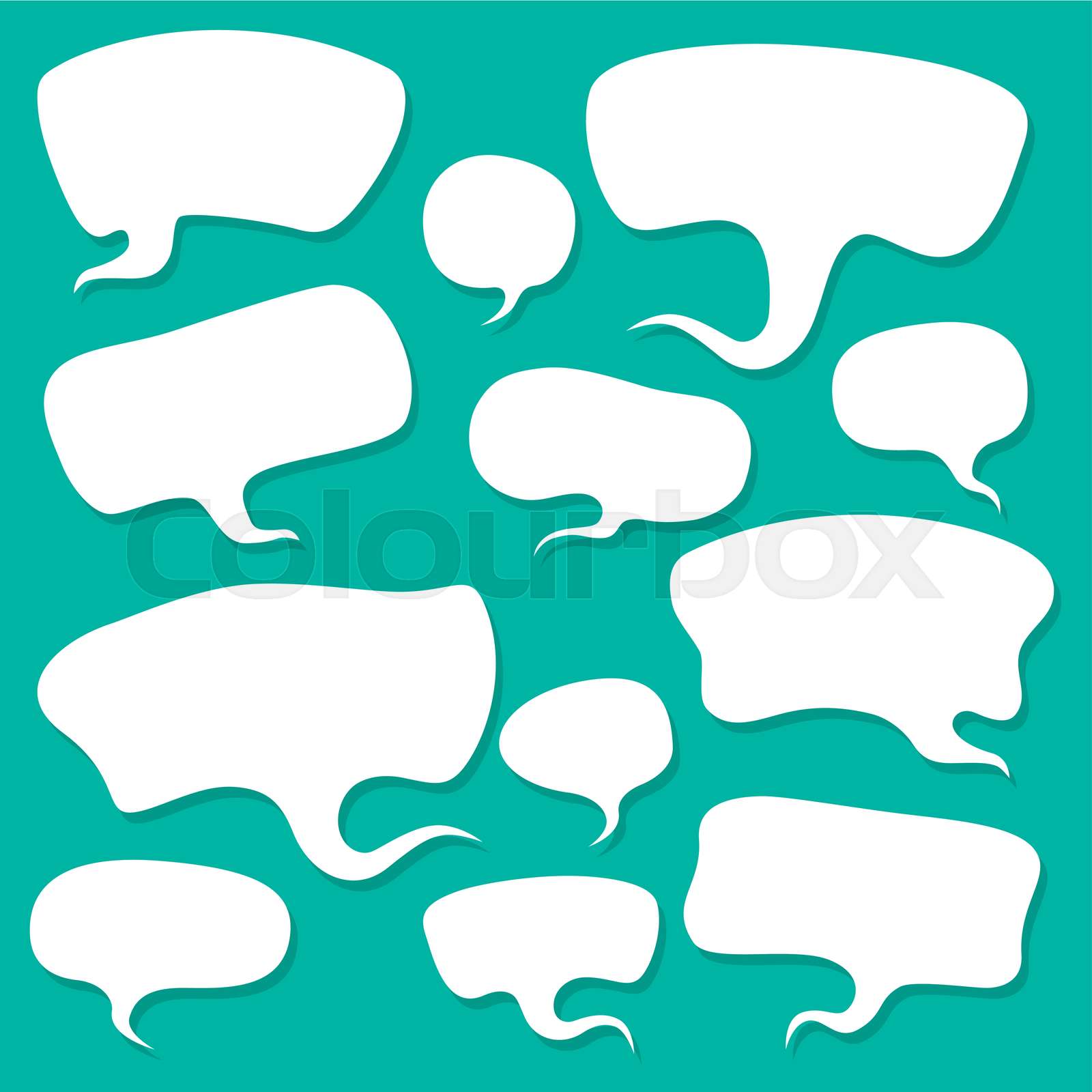Cloud talk | Stock vector | Colourbox