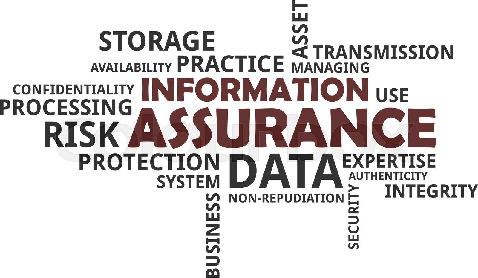 word cloud - information assurance | Stock vector | Colourbox
