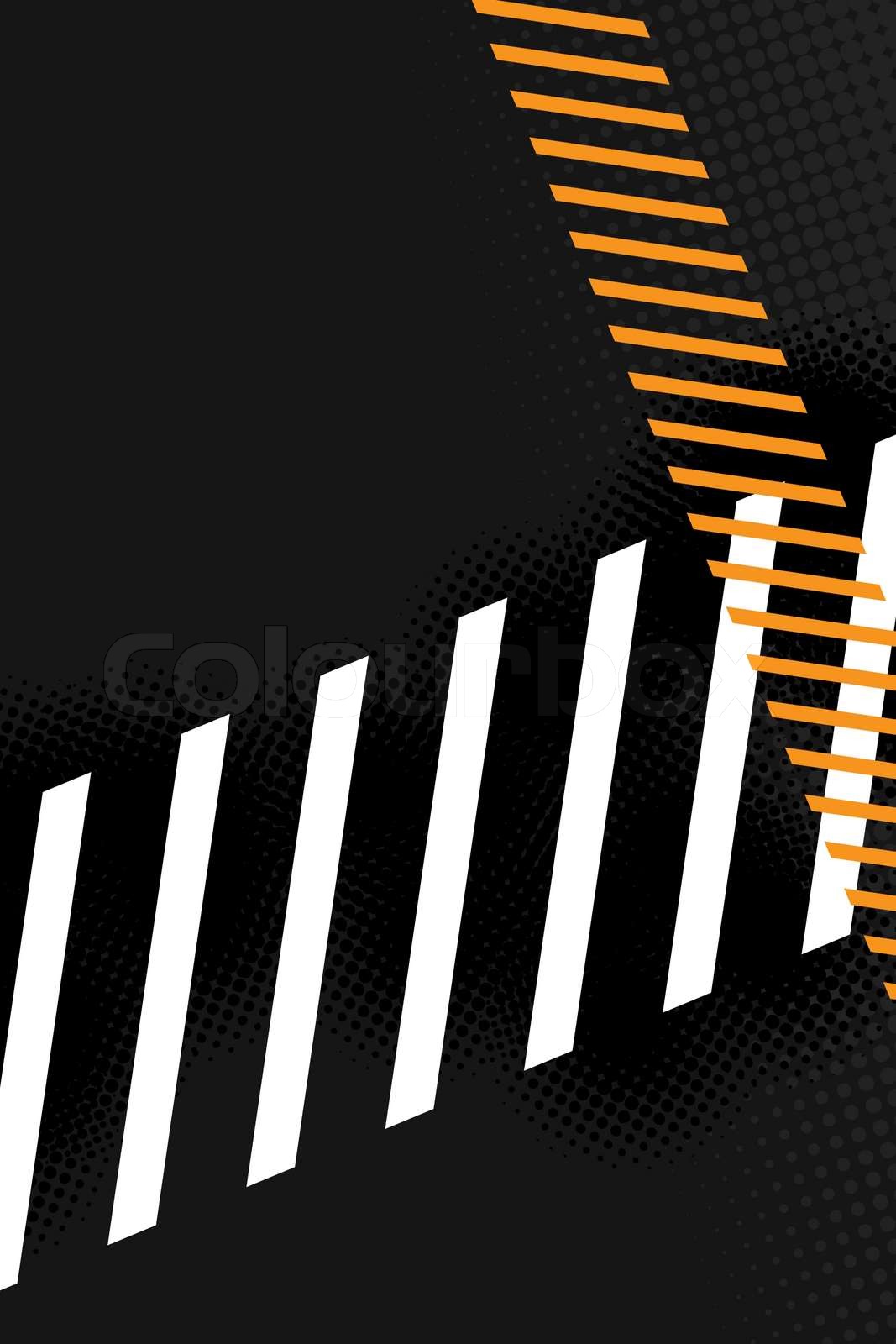 Hazard Stripes Layout | Stock vector | Colourbox
