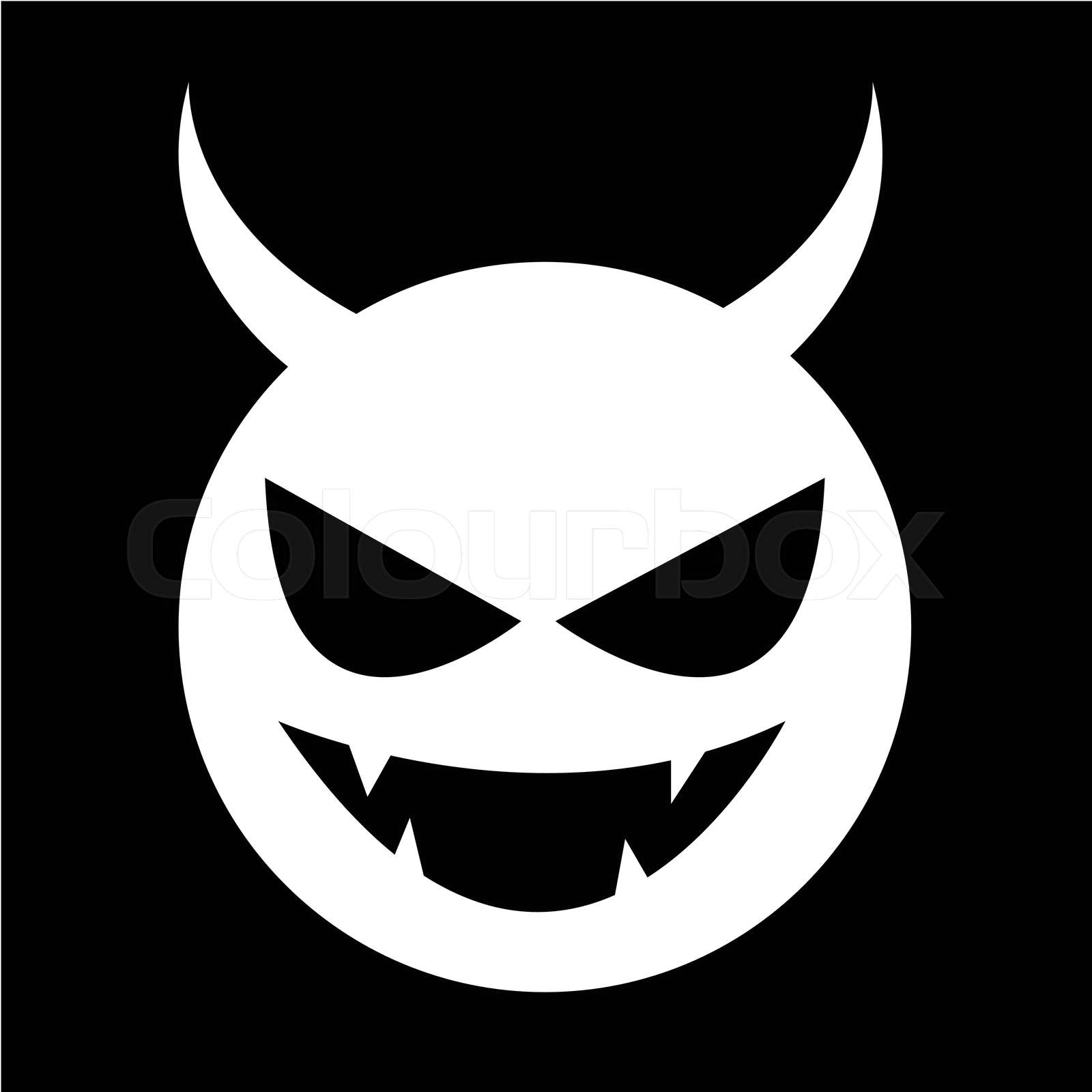 Devil icon | Stock vector | Colourbox