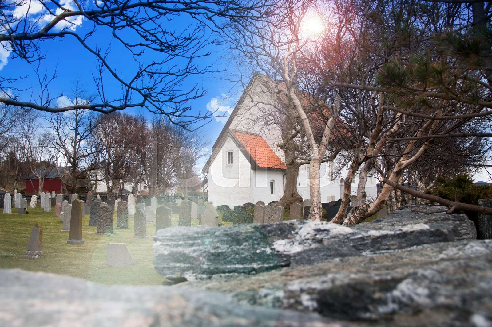 Giske Church | Stock image | Colourbox