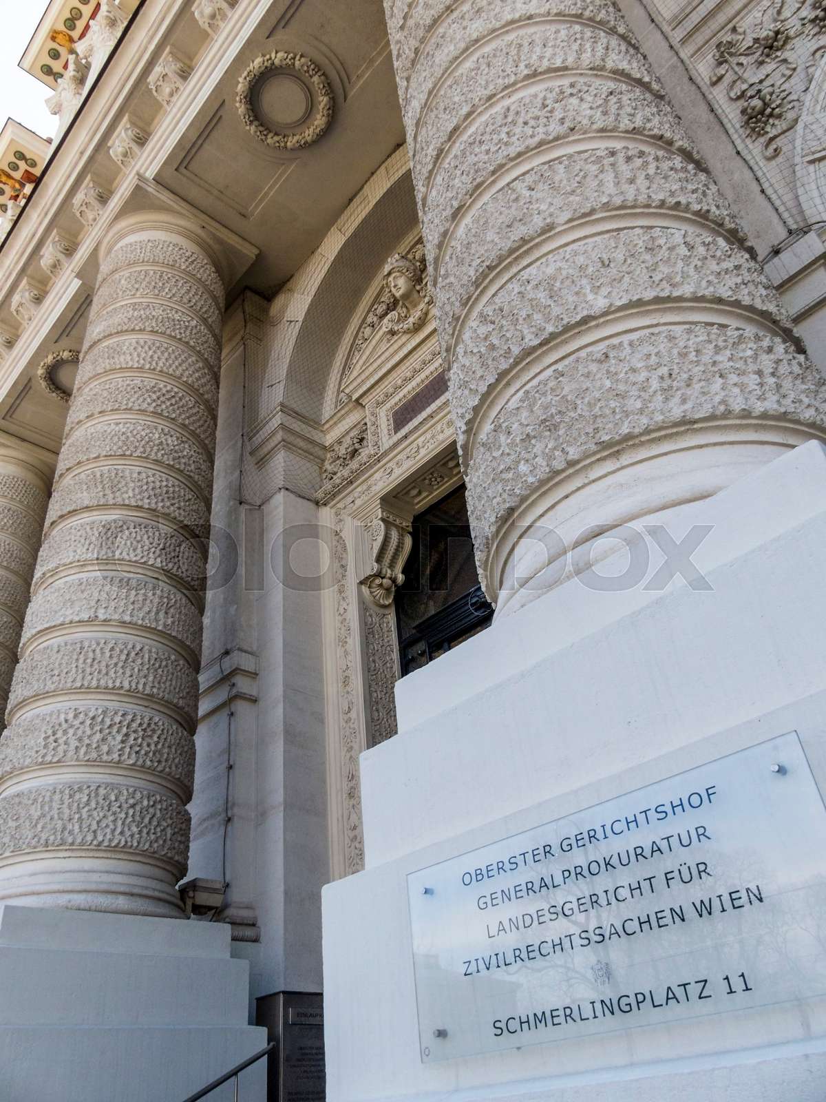 vienna. austria. supreme court | Stock image | Colourbox
