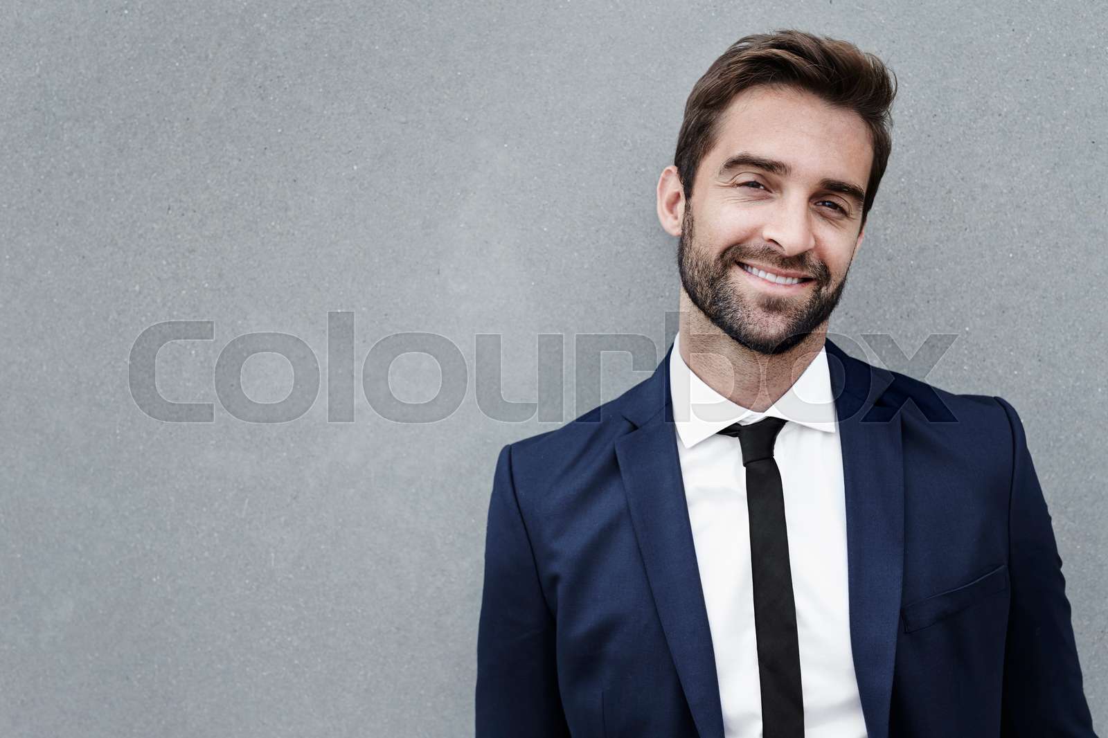 Suited businessman | Stock image | Colourbox