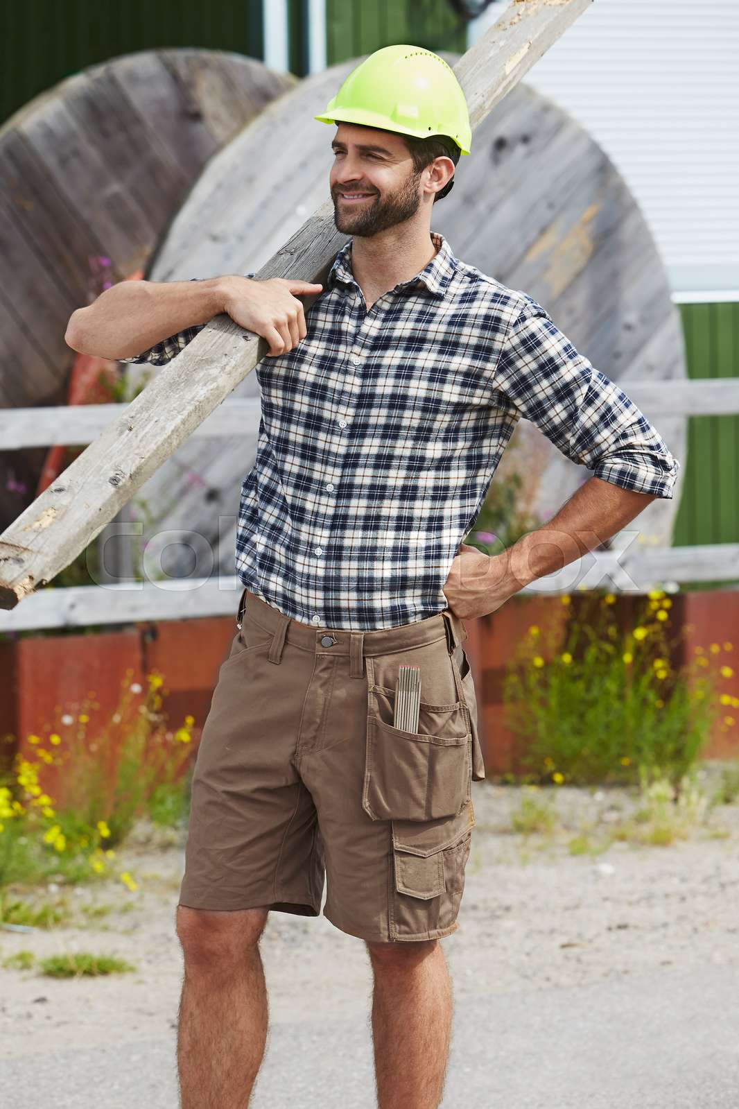 Construction working | Stock image | Colourbox