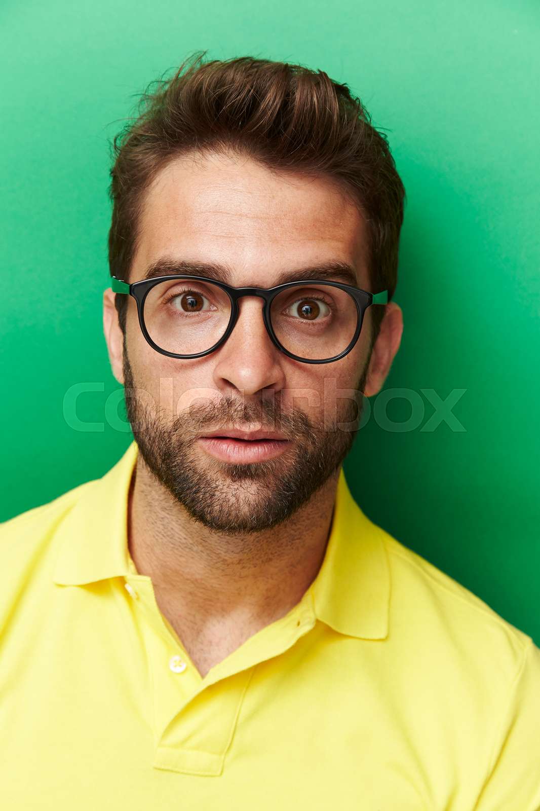 Blank faced boy | Stock image | Colourbox