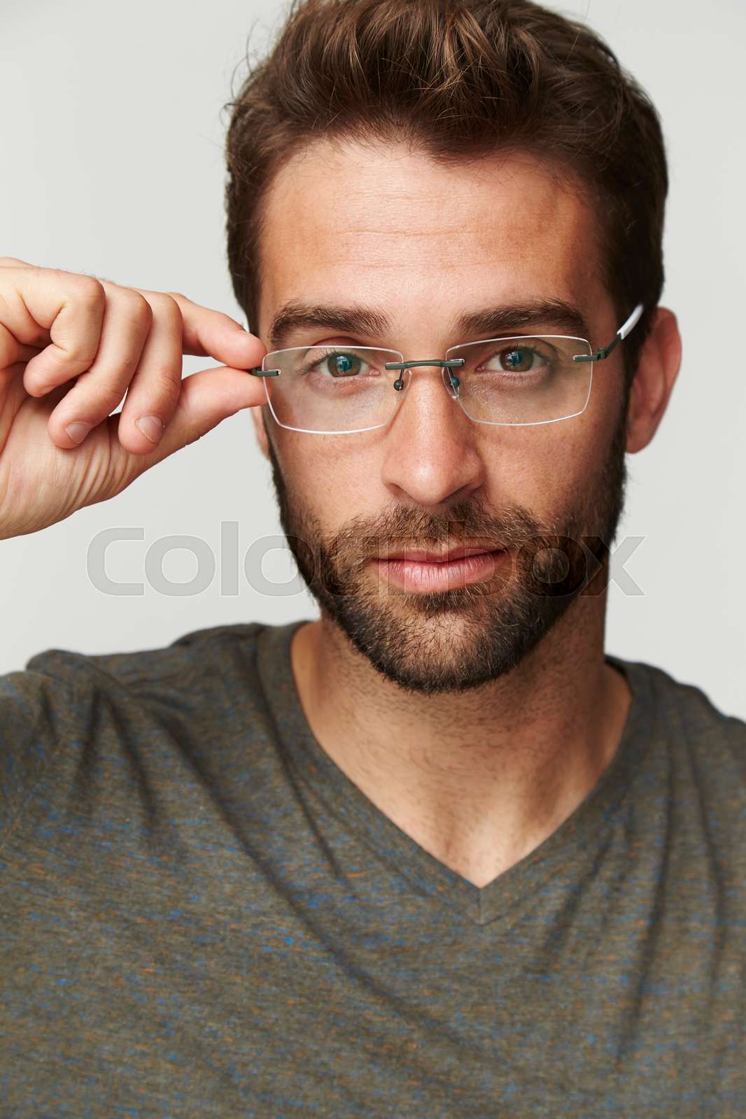 Guy focusing | Stock image | Colourbox