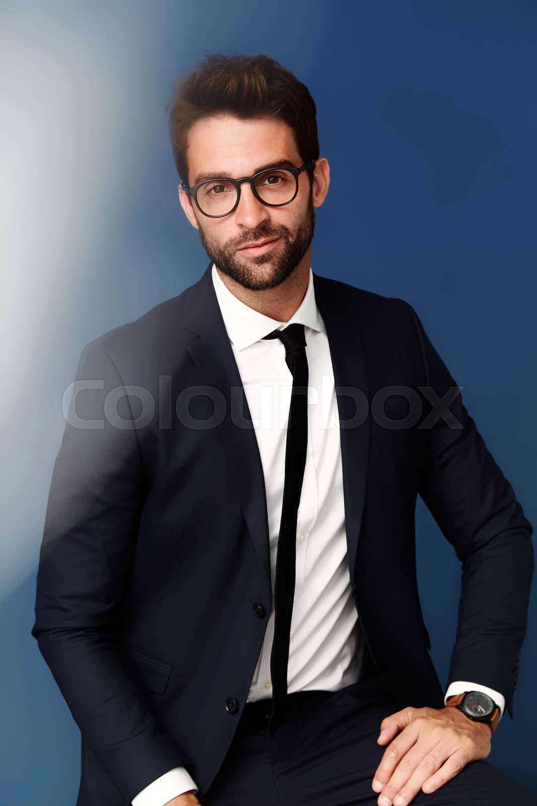 Sharp suit guy | Stock image | Colourbox
