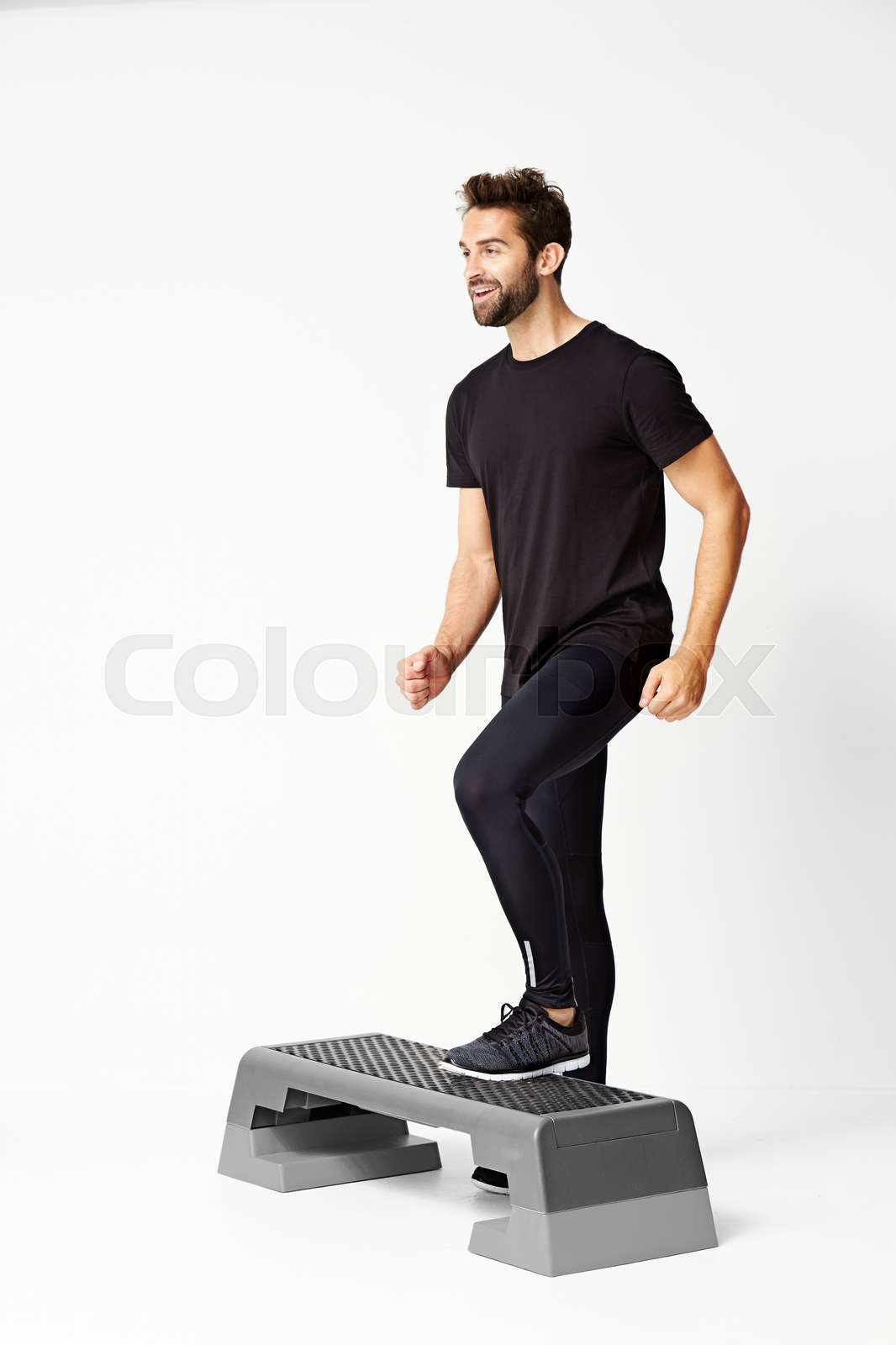 Man stepping | Stock image | Colourbox