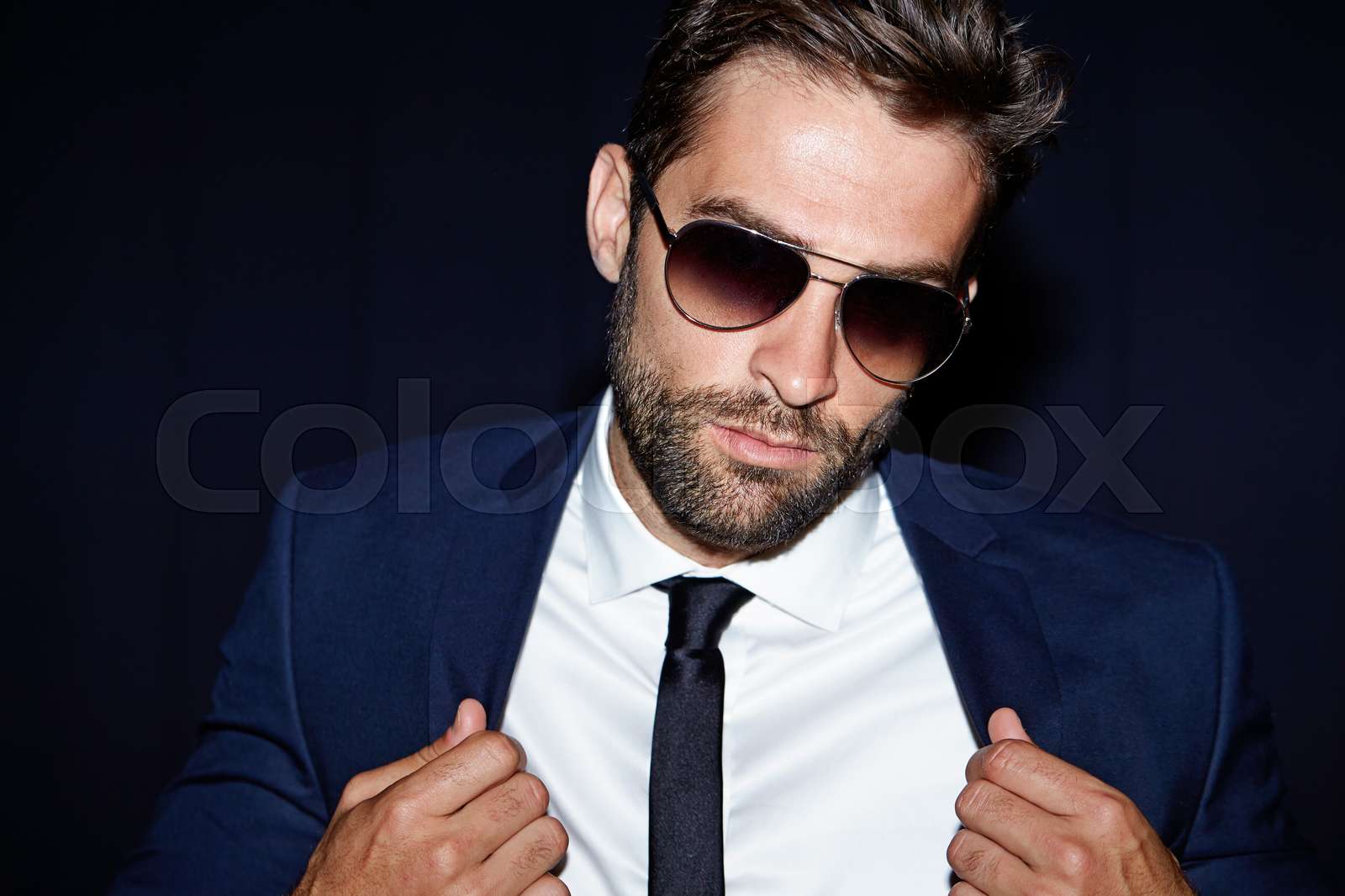 Shady guy | Stock image | Colourbox