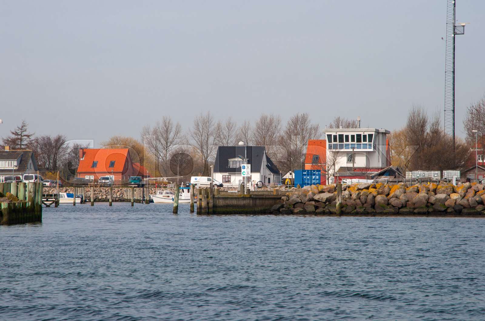 Spodsbjerg havn | Stock foto | Colourbox