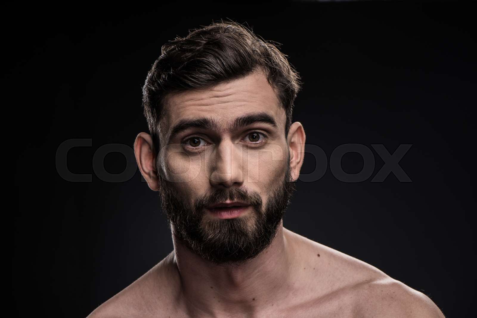 Handsome bearded man | Stock image | Colourbox