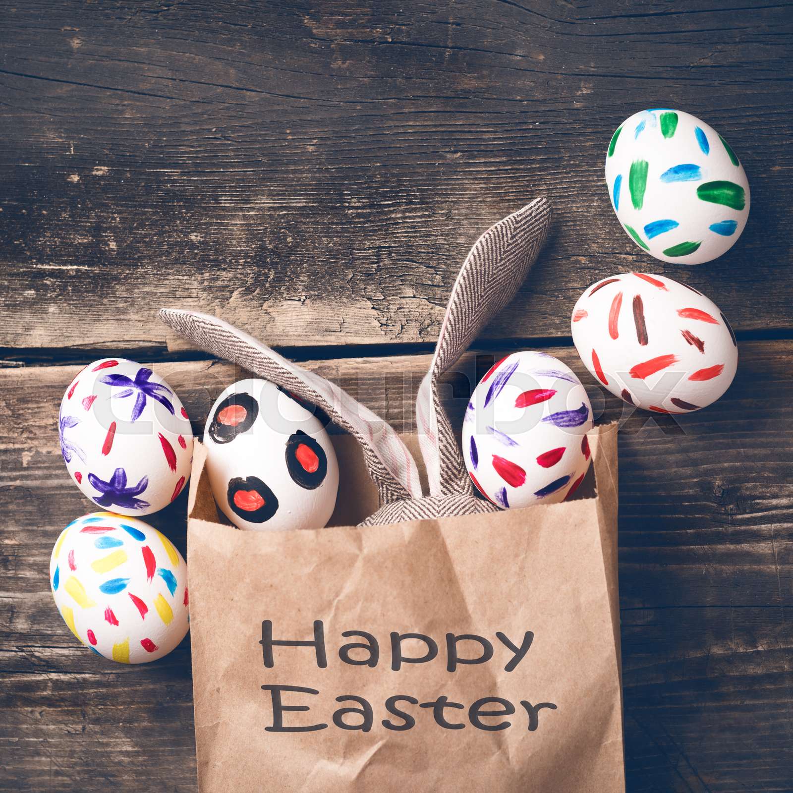 Brown Paper Bag Easter Bunny