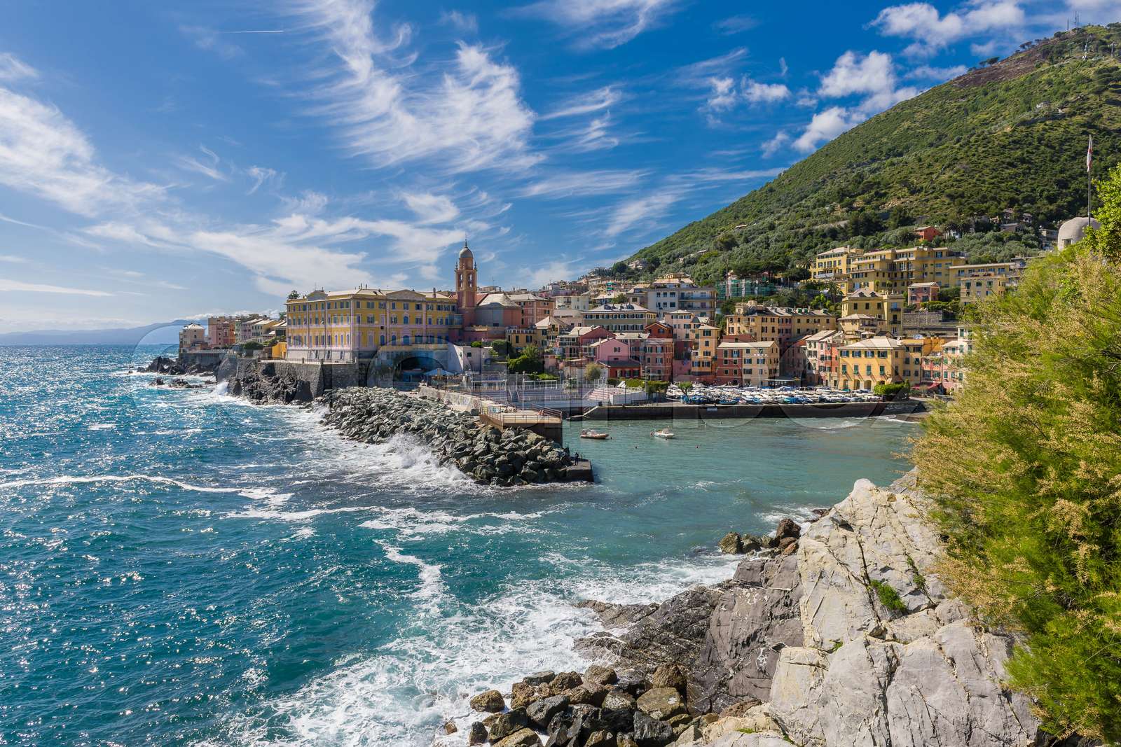 The Promenade of Nervi | Stock image | Colourbox