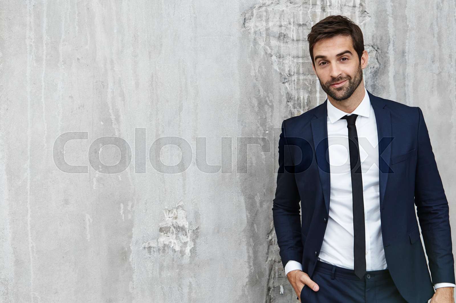 Smart suit man | Stock image | Colourbox