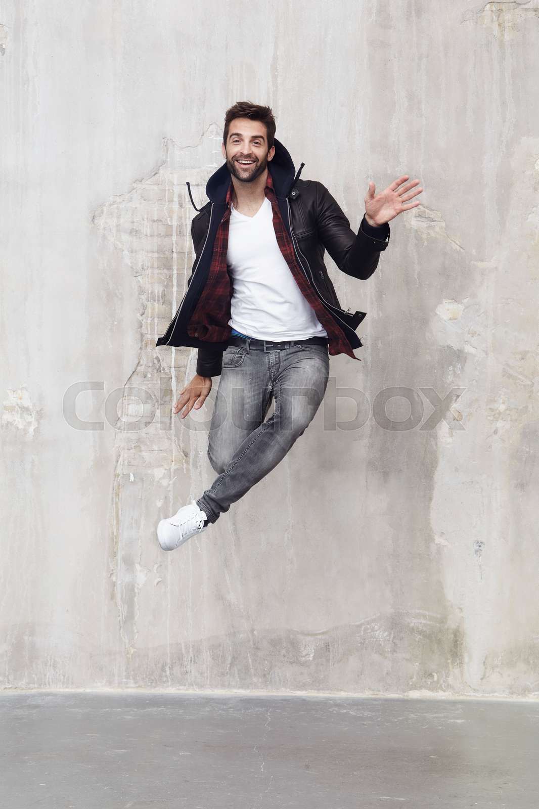 Jumping guy | Stock image | Colourbox