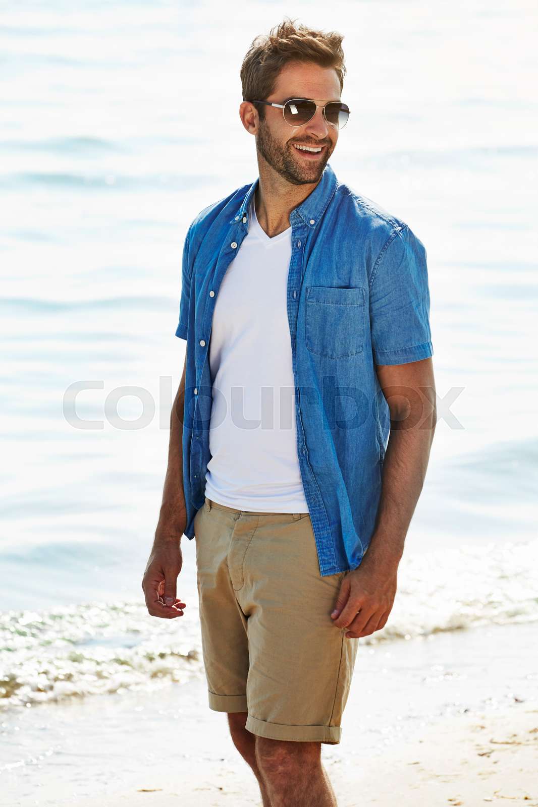 Beach guy | Stock image | Colourbox