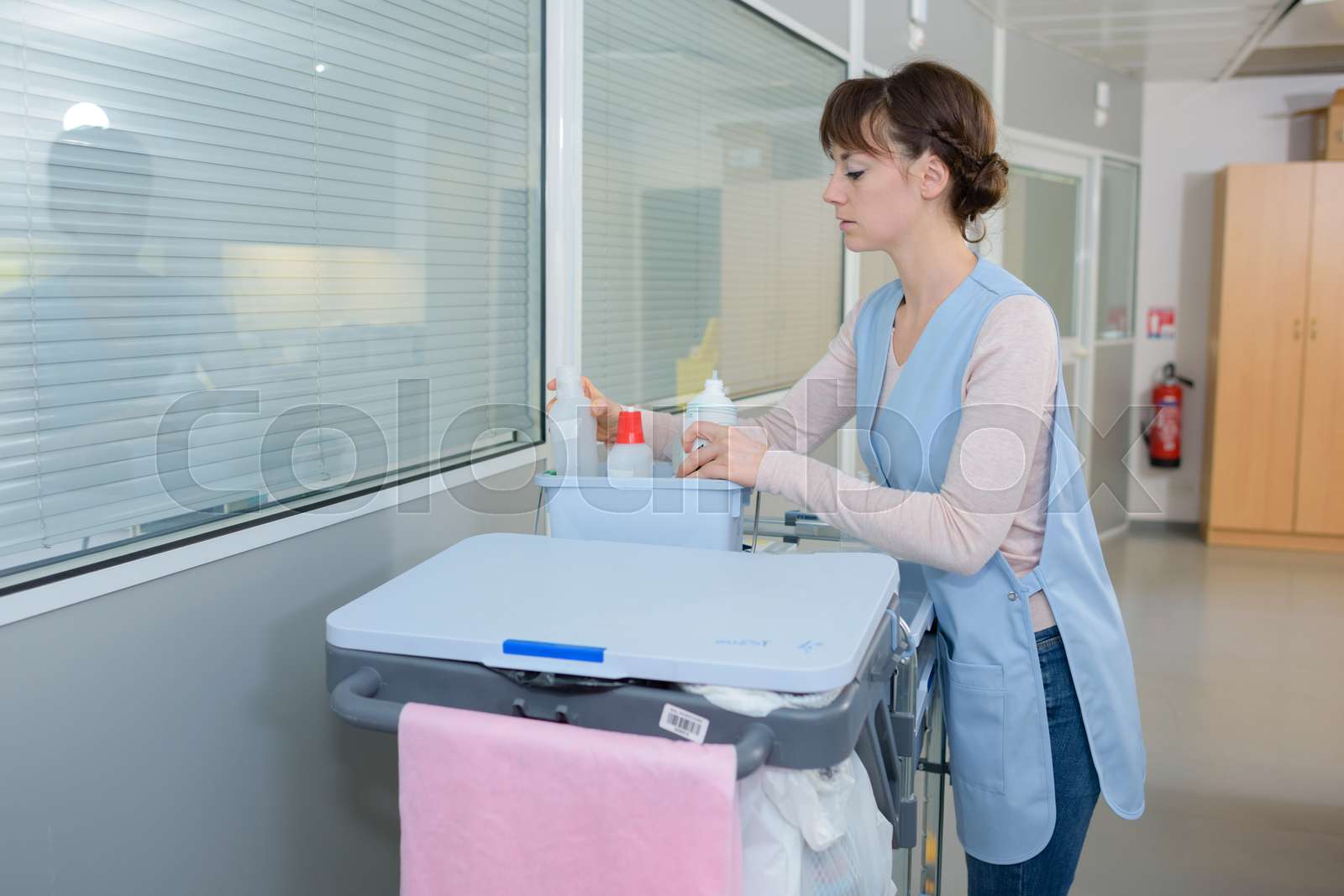 Hospital cleaner | Stock image | Colourbox