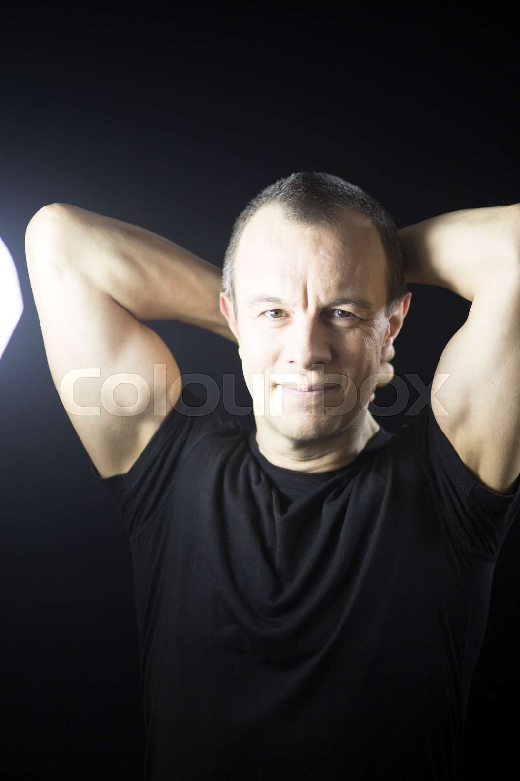 Handsome man aged in 40s | Stock image | Colourbox