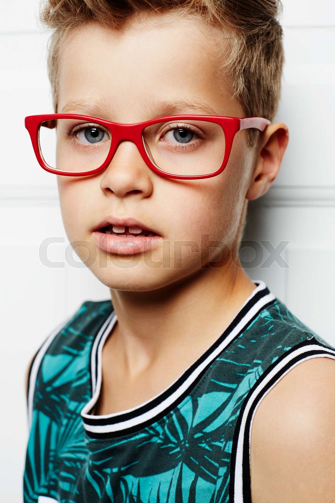 Boy in specs | Stock image | Colourbox