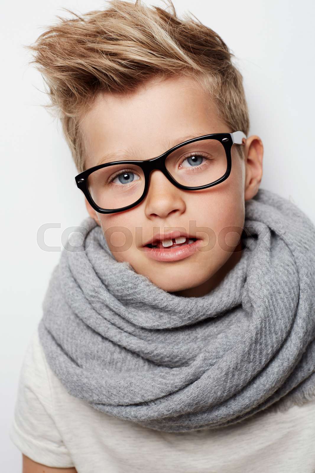 Boy in specs | Stock image | Colourbox