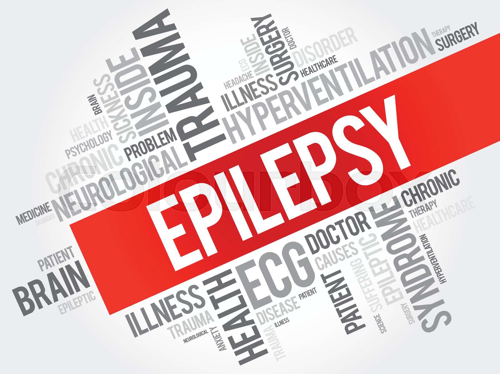 Epilepsy word cloud collage | Stock vector | Colourbox