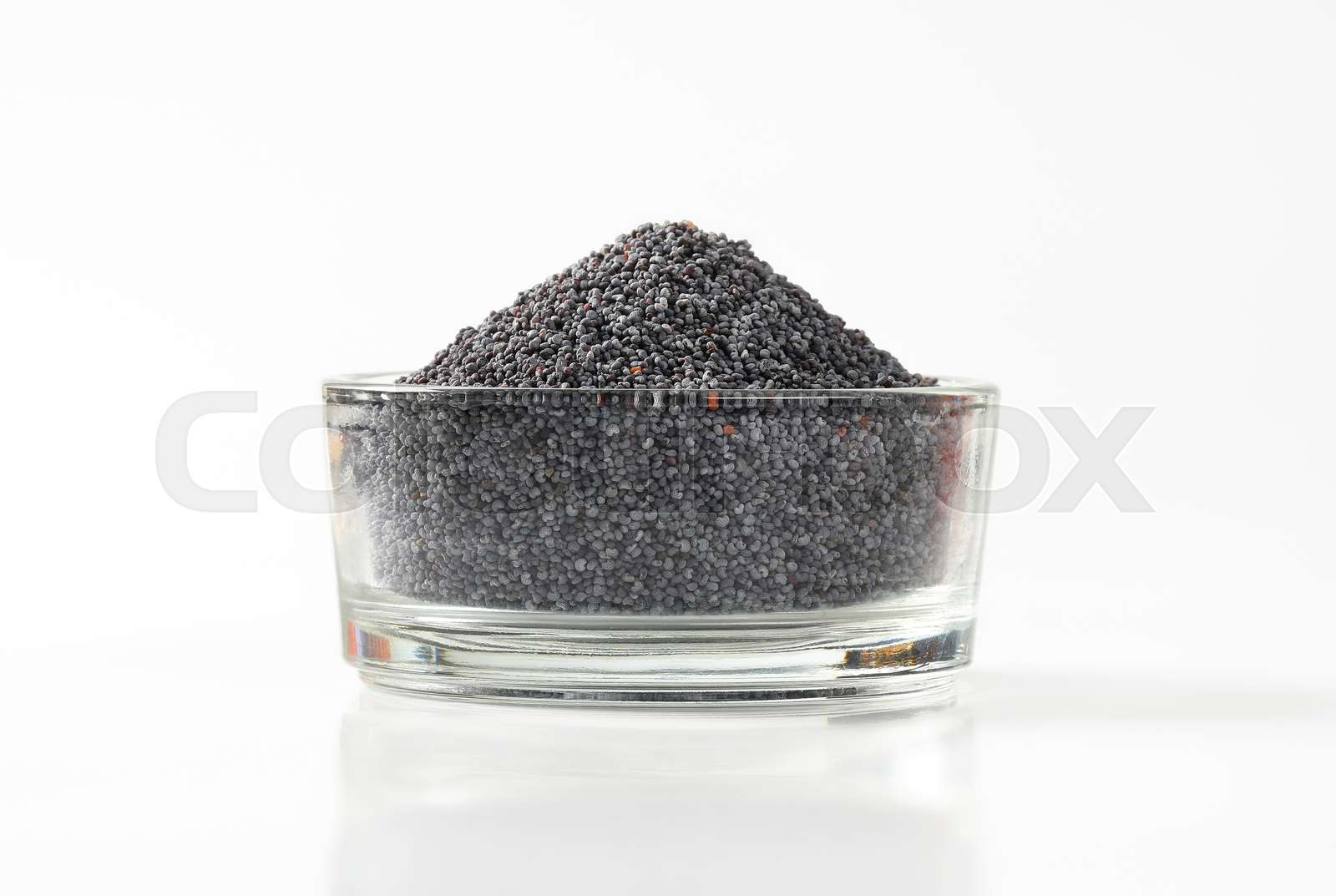 Whole black poppy seeds | Stock image | Colourbox