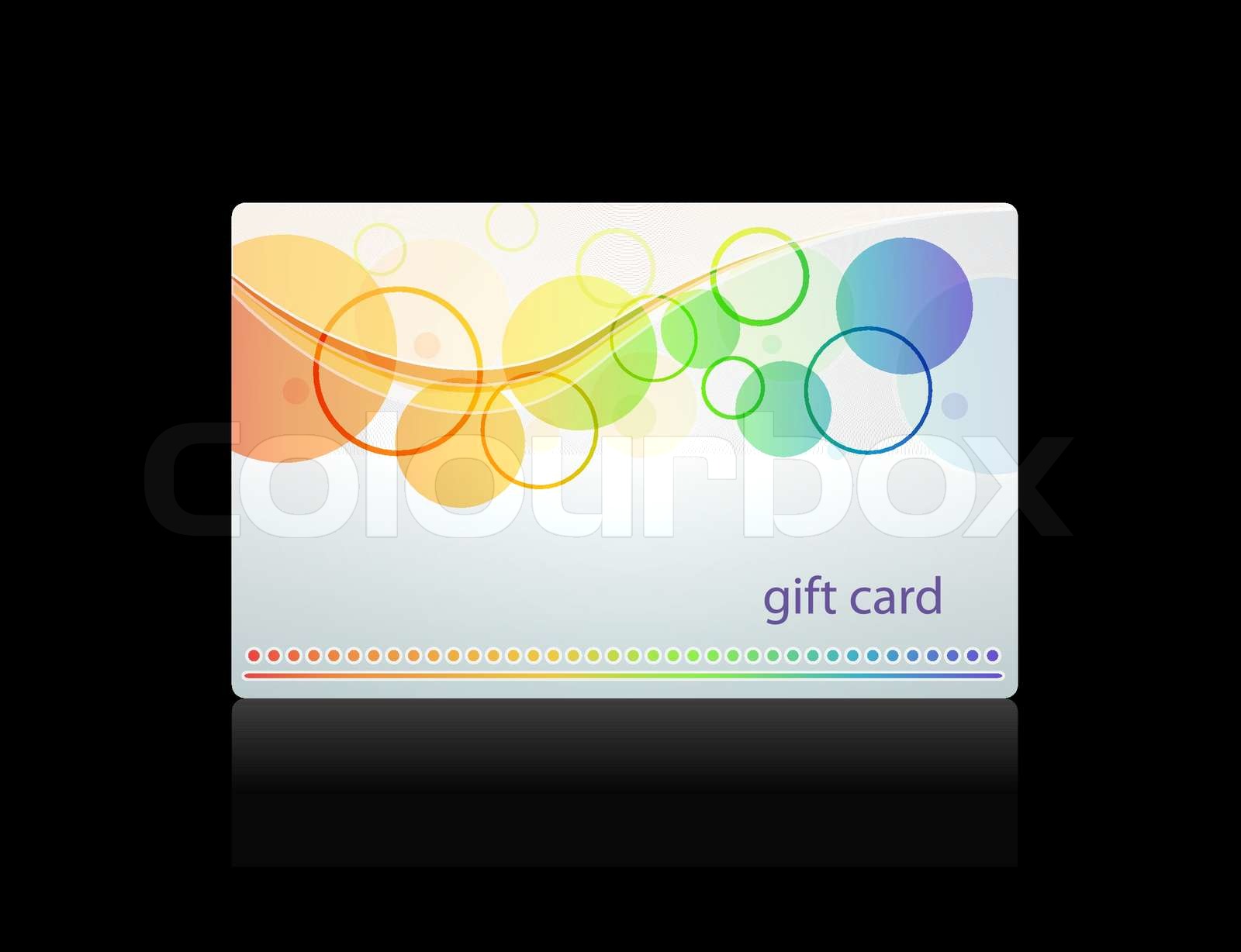 Gift card | Stock vector | Colourbox