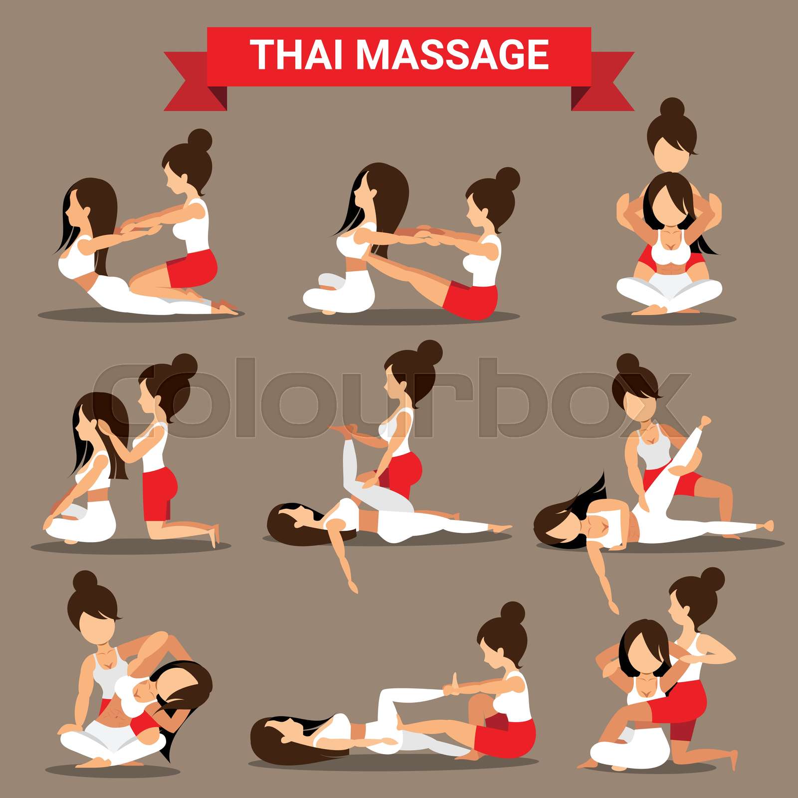 Body Massage Vector