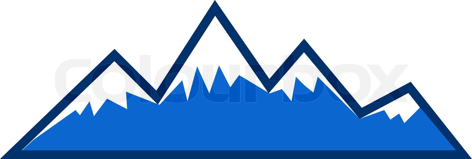 cerro, vector, gama | Vector de archivo | Colourbox