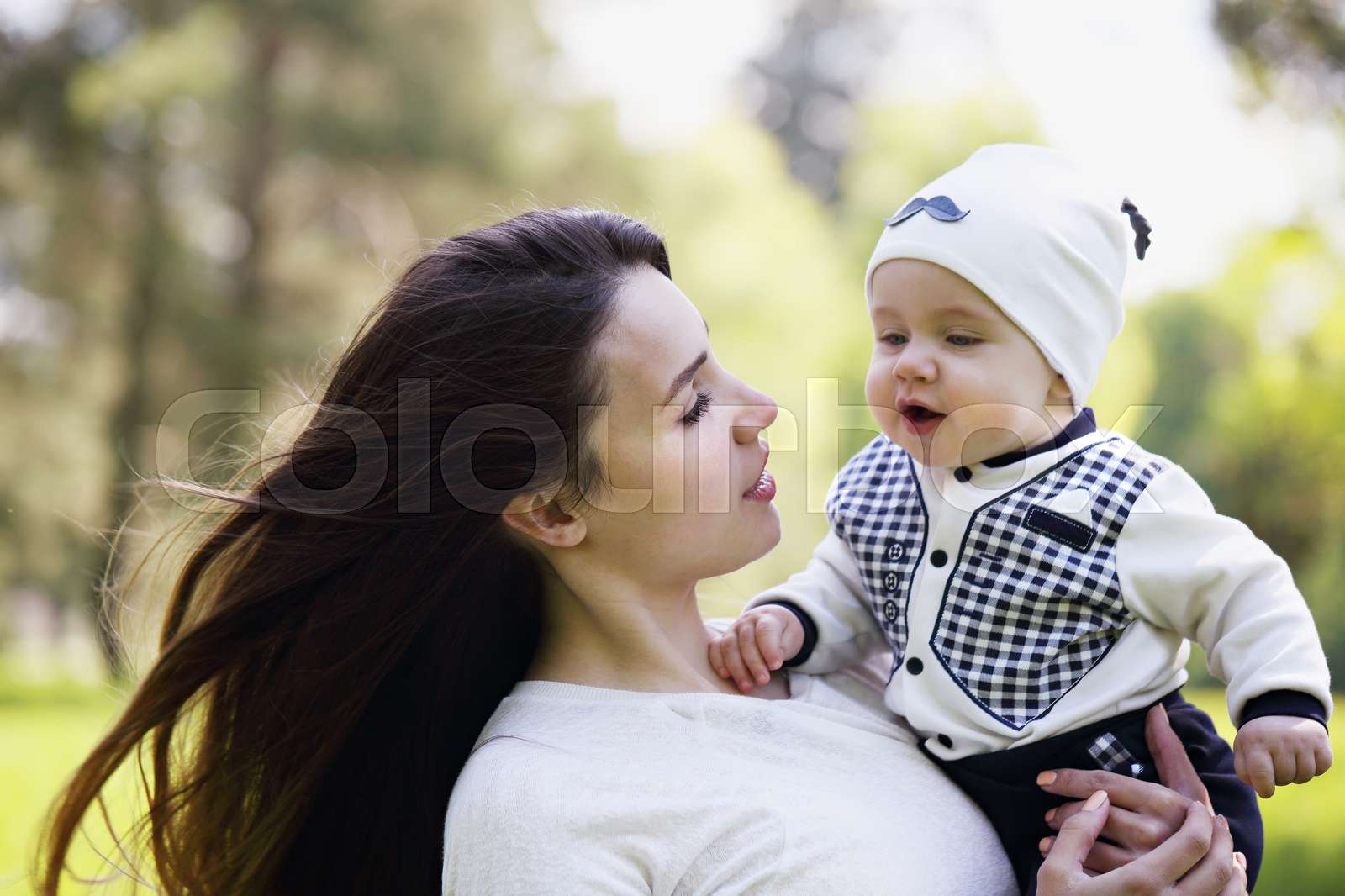 Mom with baby | Stock image | Colourbox