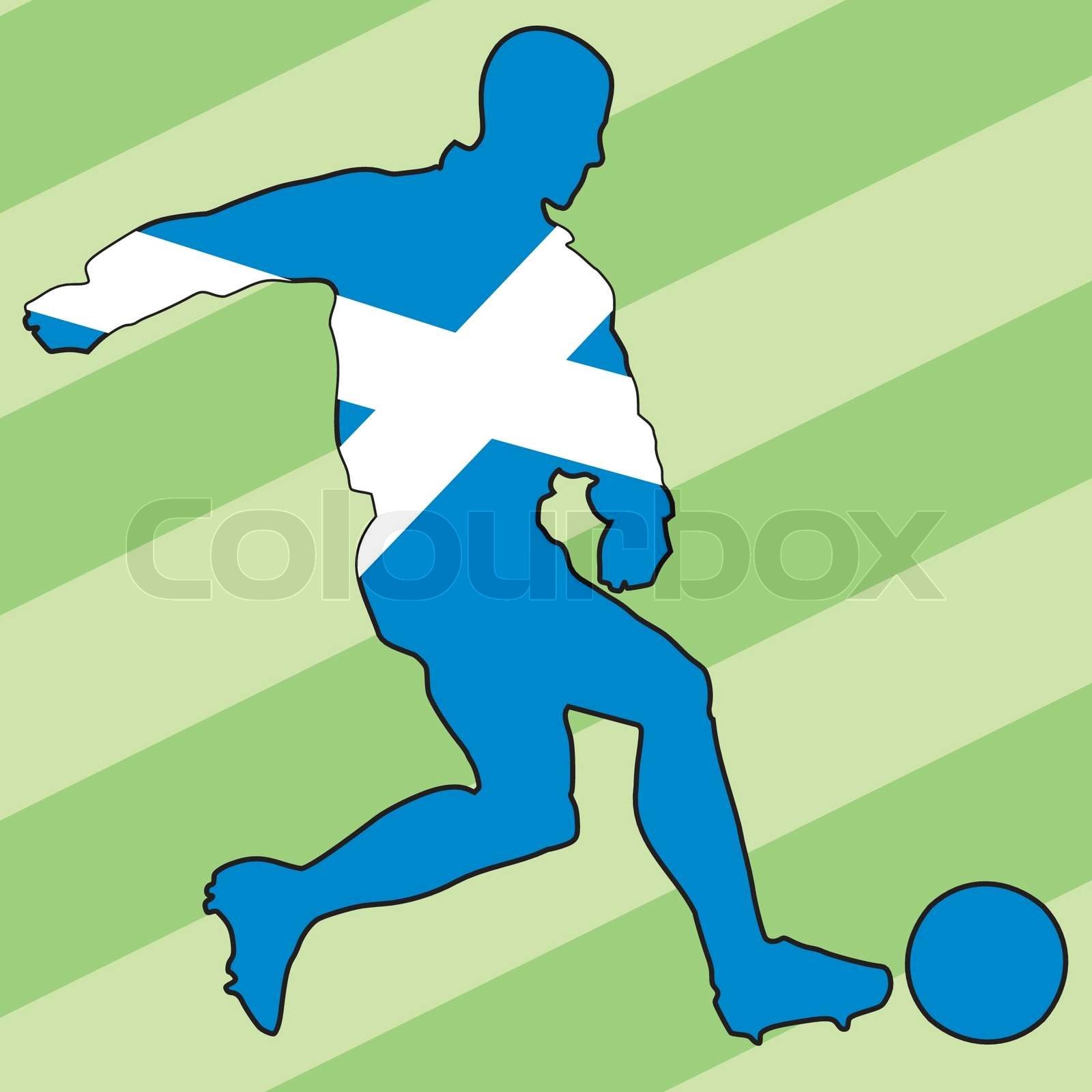 football colors of Scotland | Stock vector | Colourbox