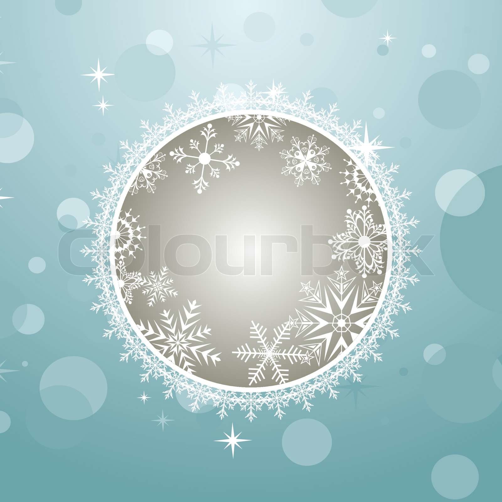 Illustration jule invitation med virkning bokeh - vektor | Stock vektor ...