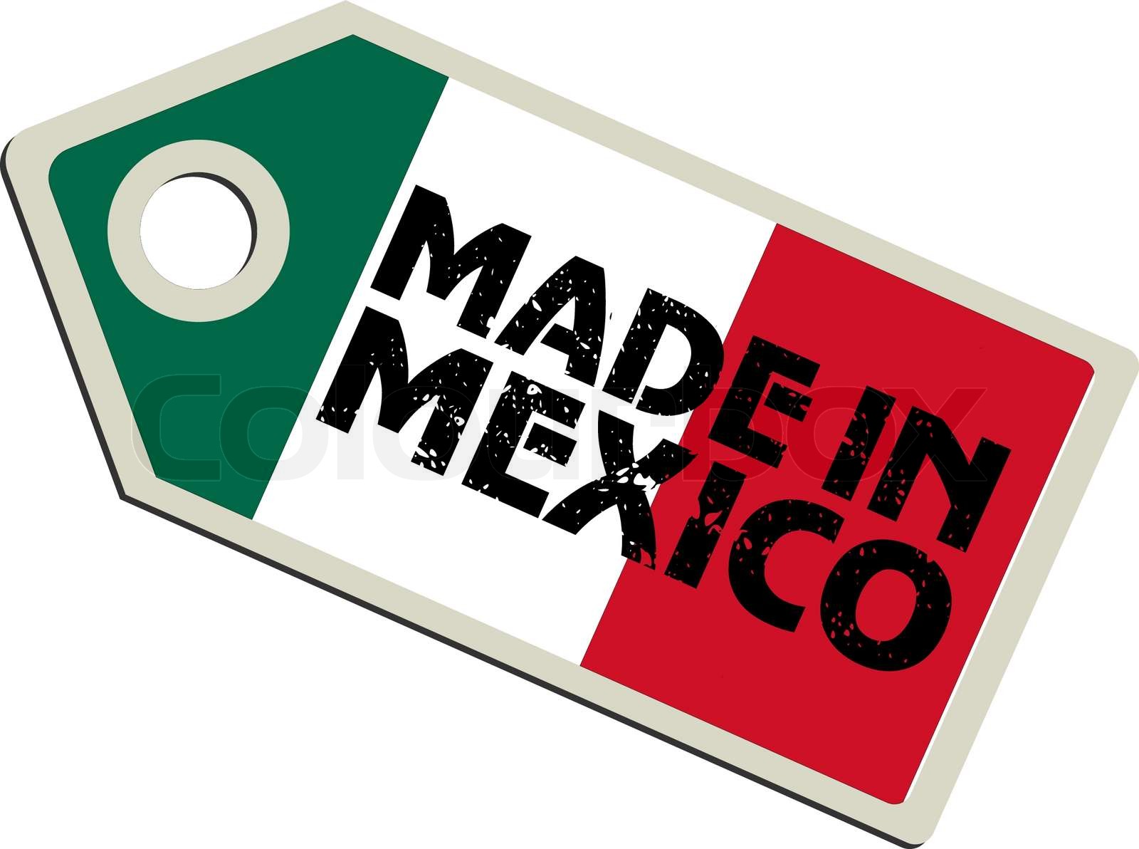 vector label Made in Mexico | Stock vector | Colourbox