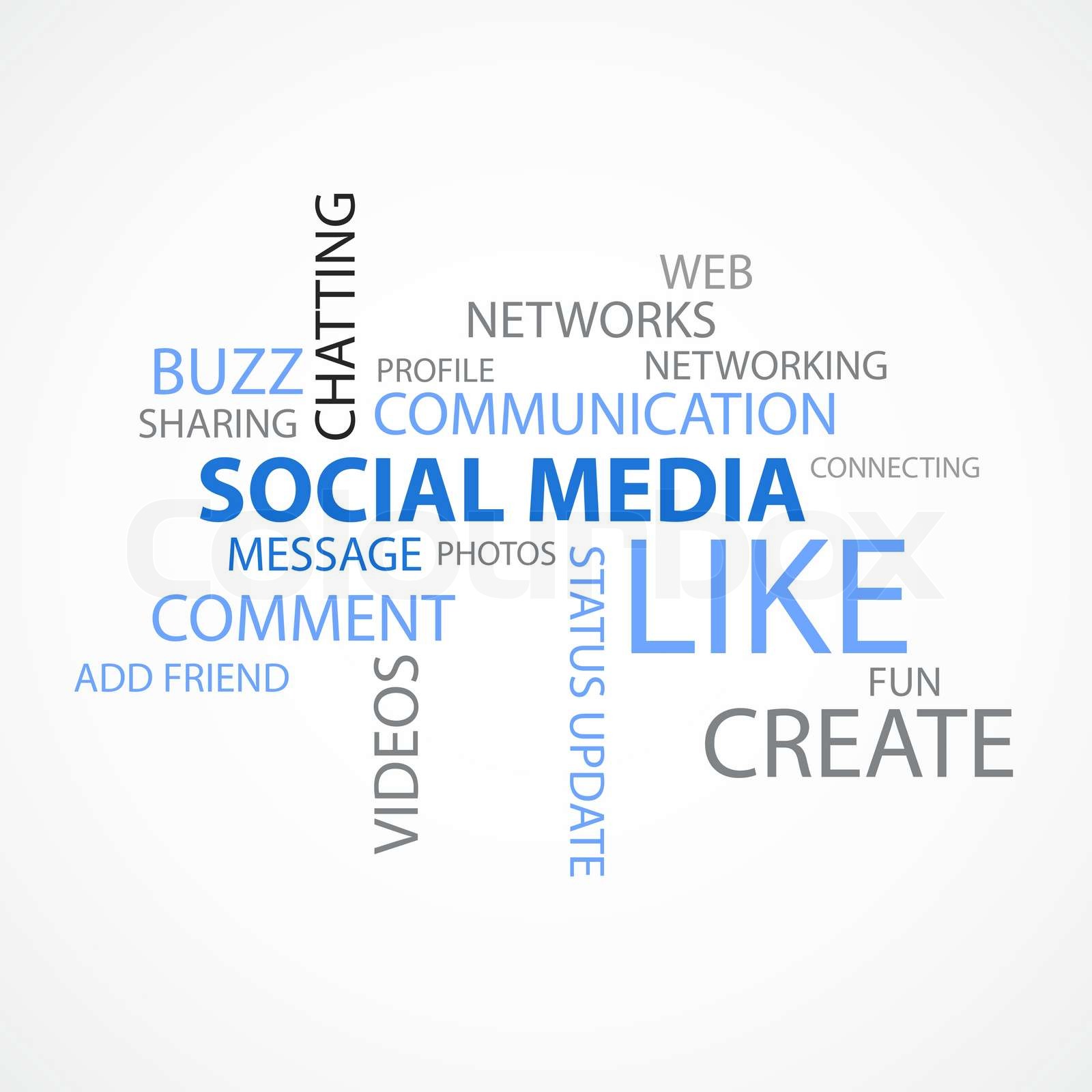 Words in connection to the internet | Stock vector | Colourbox