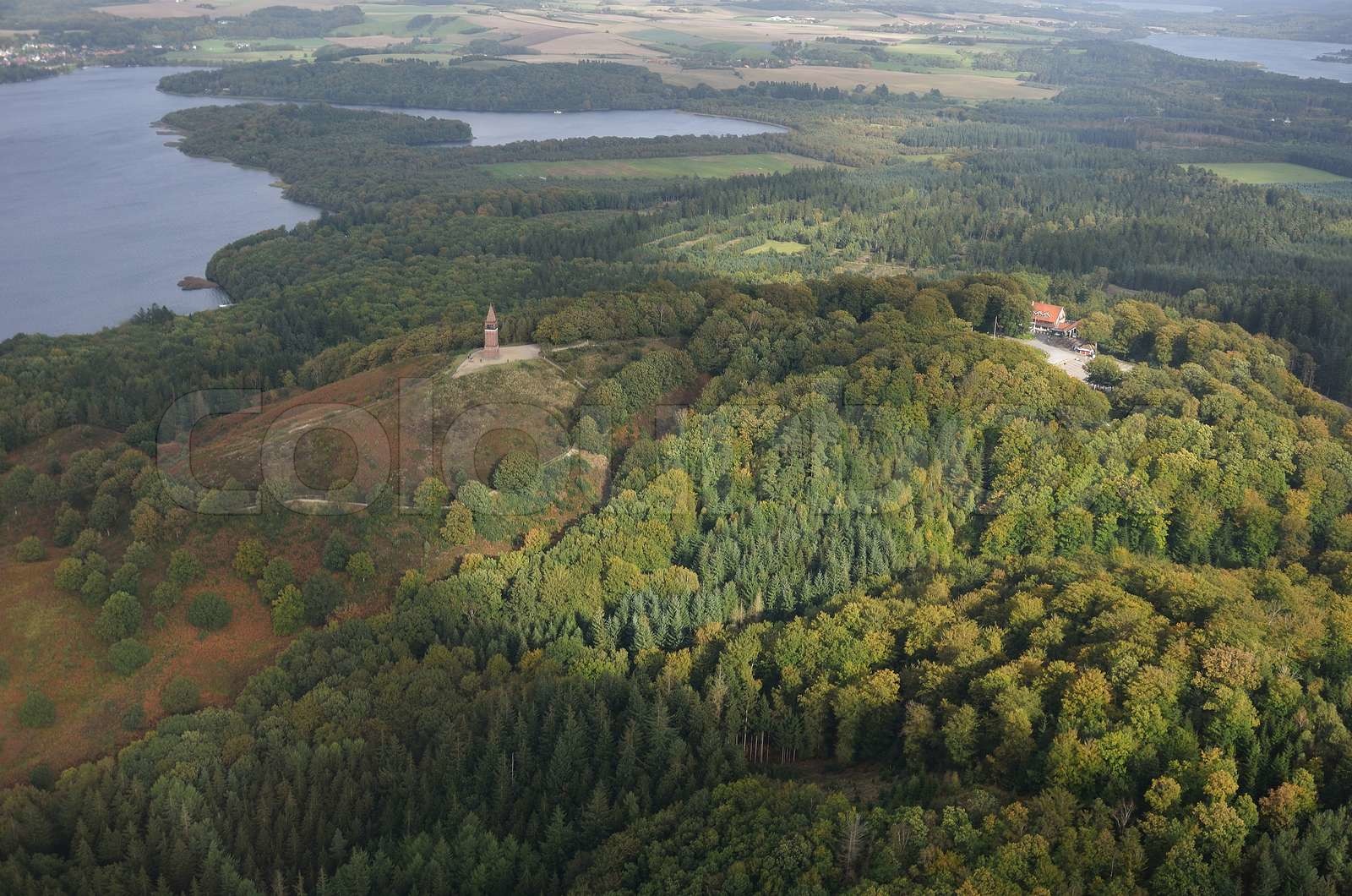 Himmelbjerget, The Heaven Mountain" | Stock foto | Colourbox