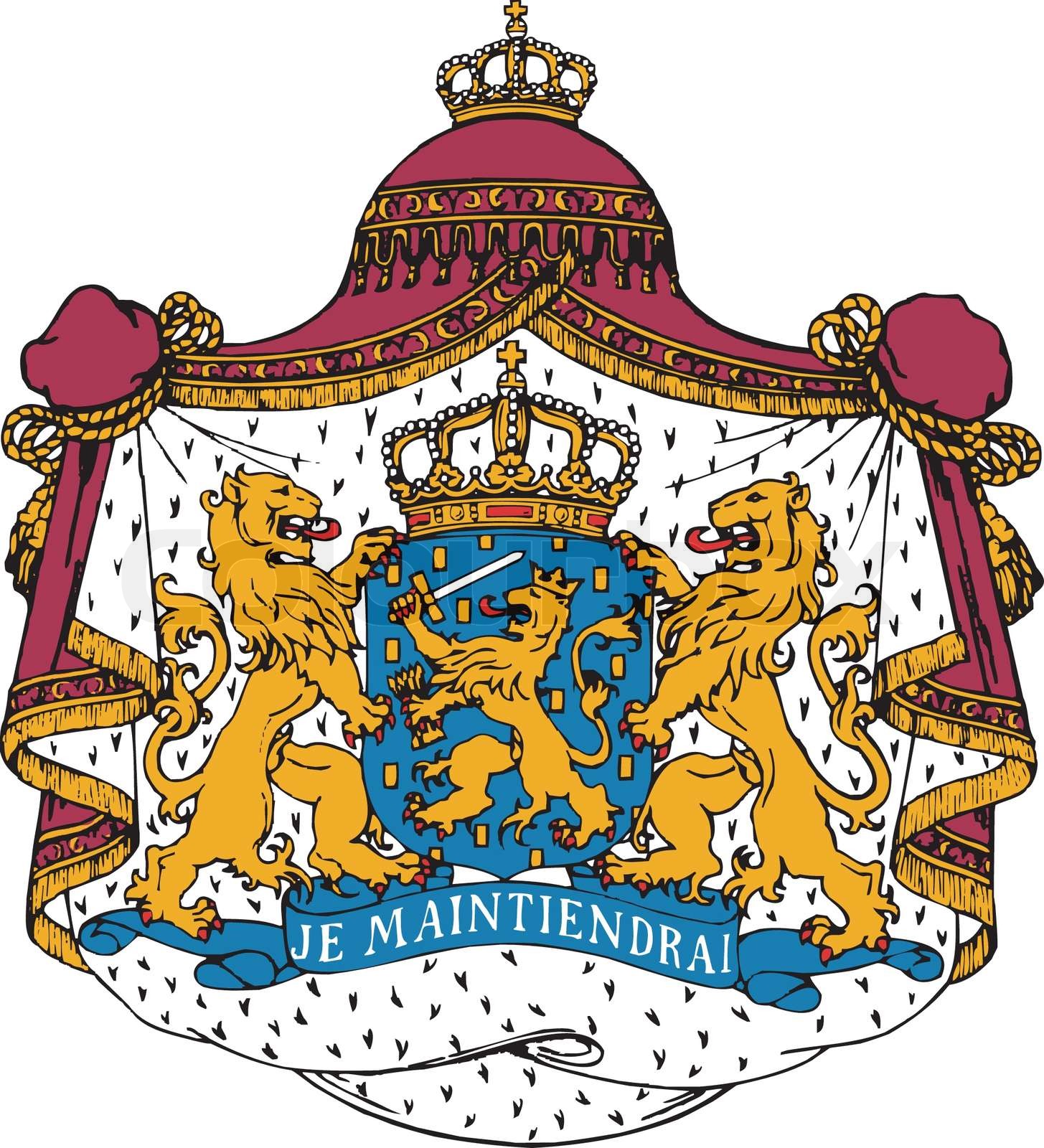 Vector Coat Of Arms Of Netherlands Stock Vector Colourbox