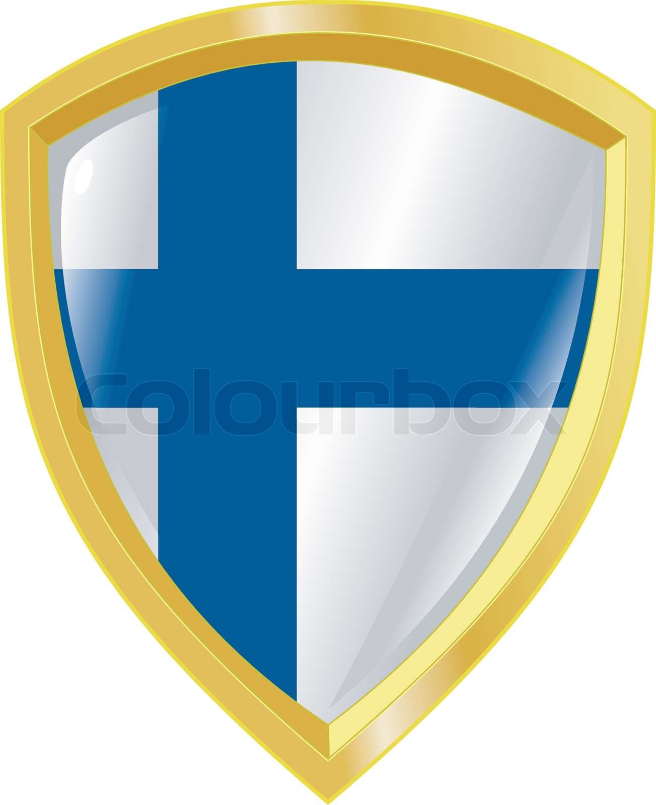golden coat of arms of Finland | Stock vector | Colourbox
