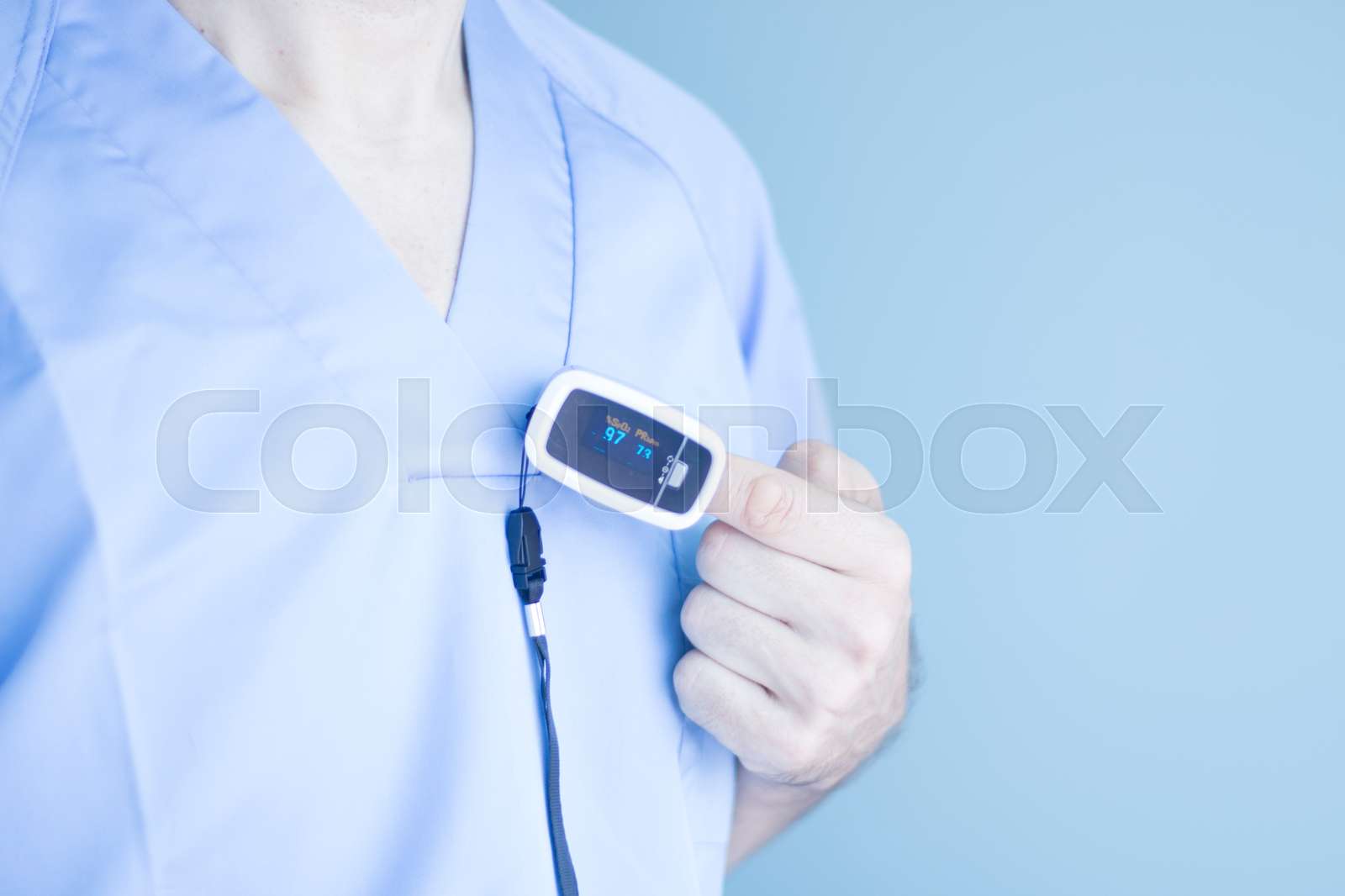 Blood pressure finger monitor | Stock image | Colourbox