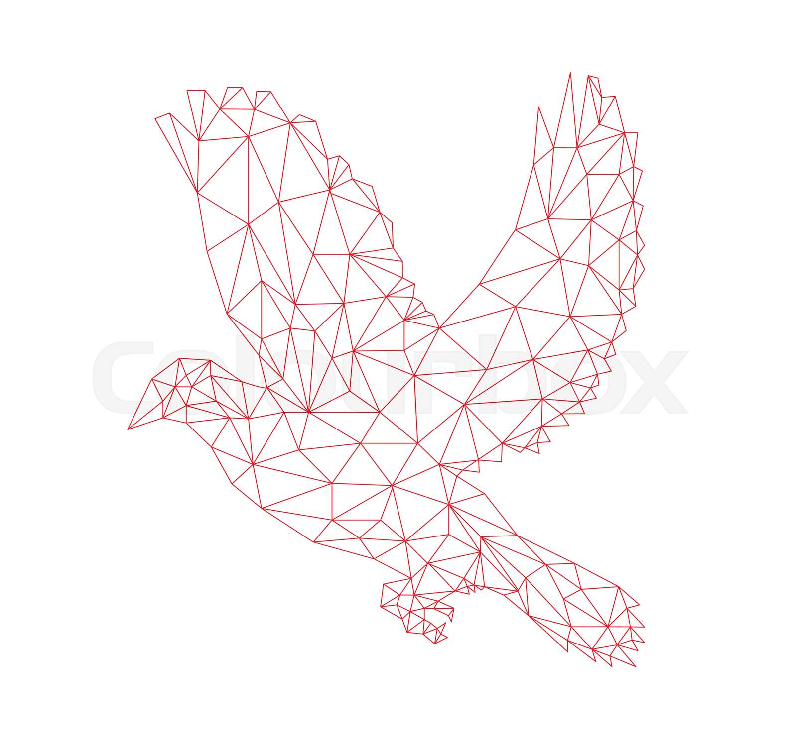 Geometric Dove | Stock vector | Colourbox