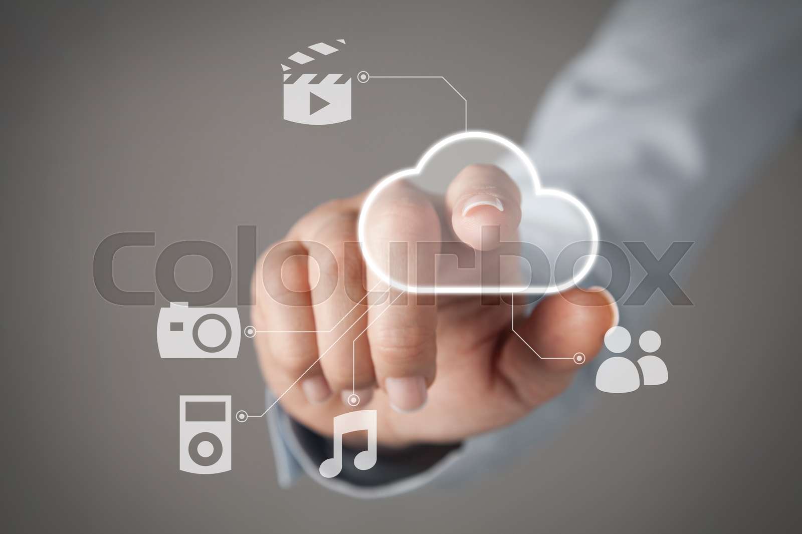 Touch screen concept | Stock image | Colourbox